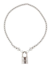 Christian Dior Lock Necklace - Necklaces - CHR21830 | The RealReal