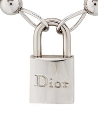 Christian Dior Lock Necklace - Necklaces - CHR21830 | The RealReal