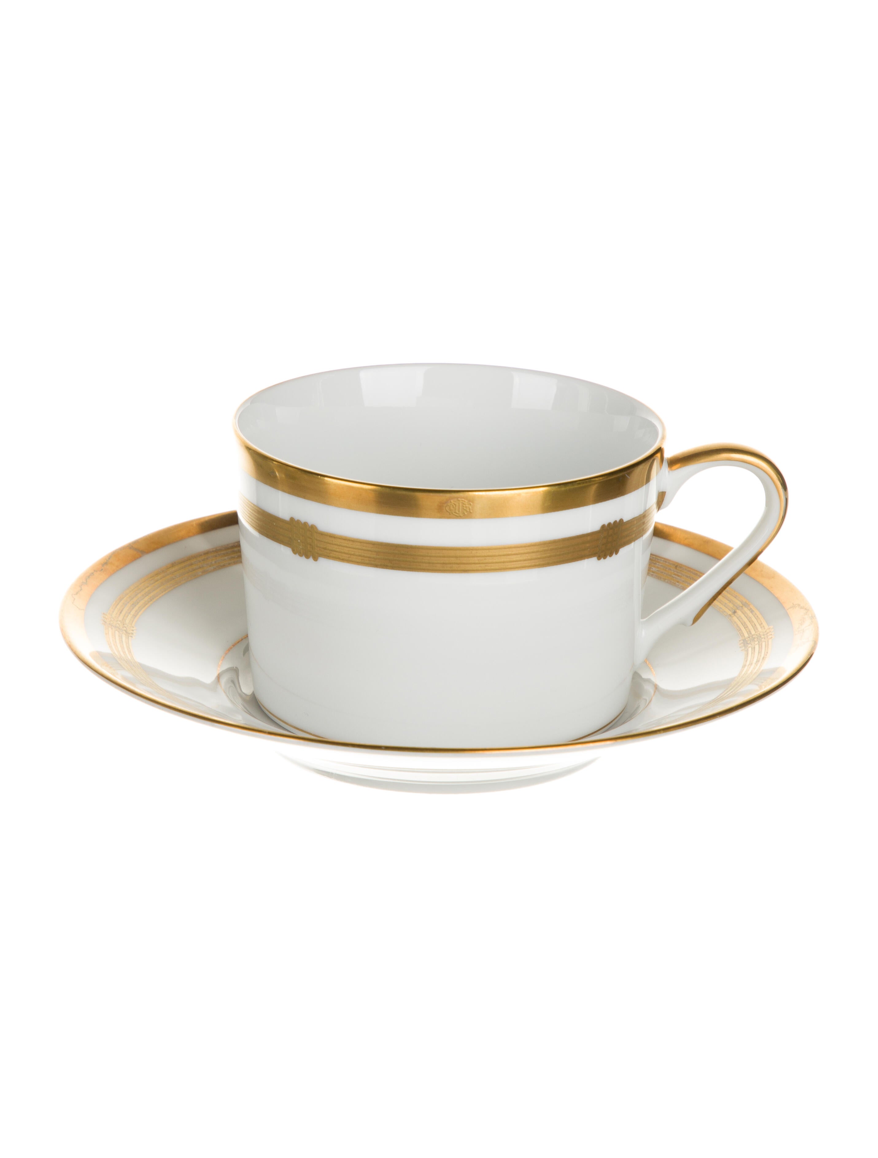 Christian Dior 36-Piece Gaudron Tableware Set - Gold, 36 pieces ...