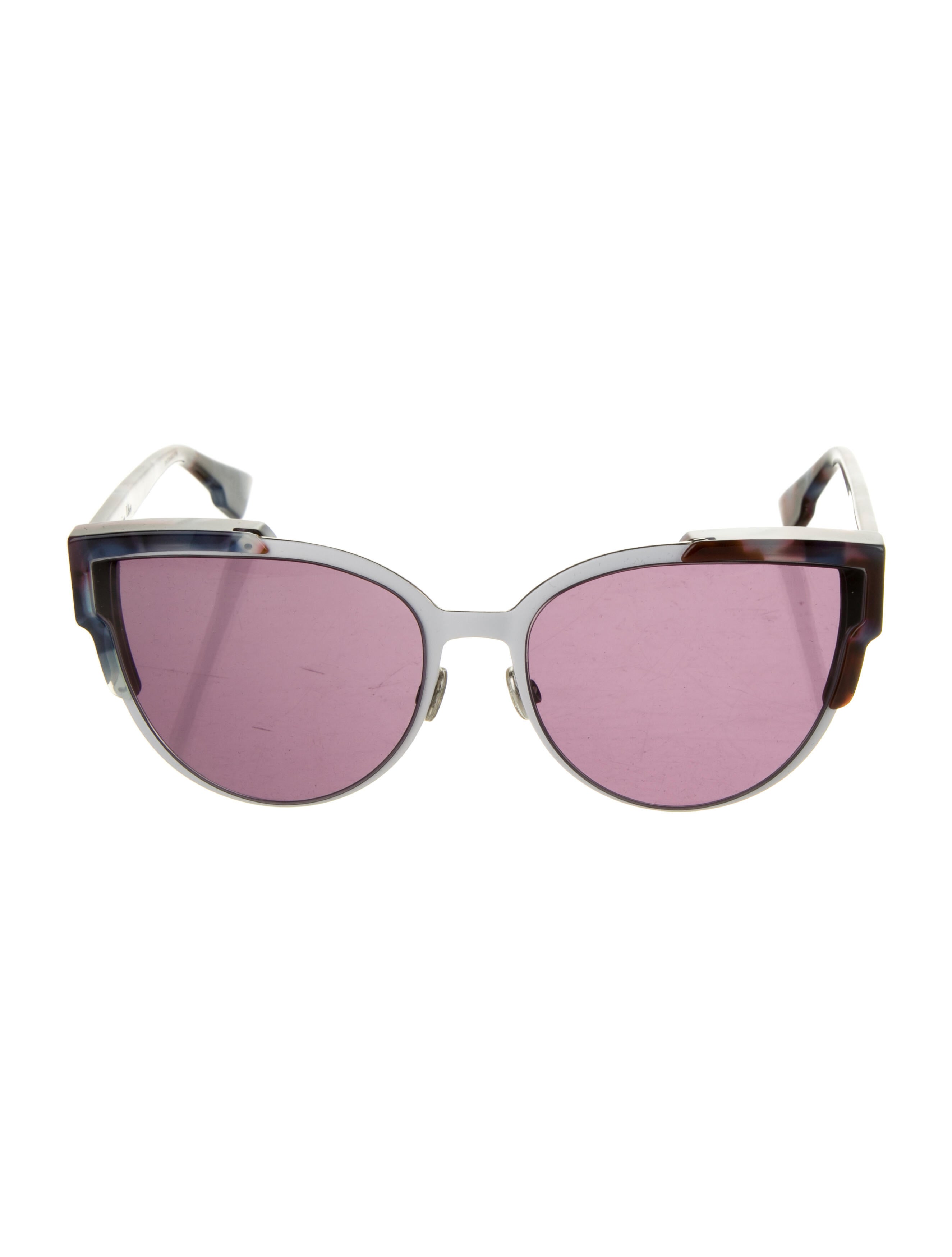 Christian Dior Aviadior Tinted Sunglasses - Burgundy Sunglasses ...