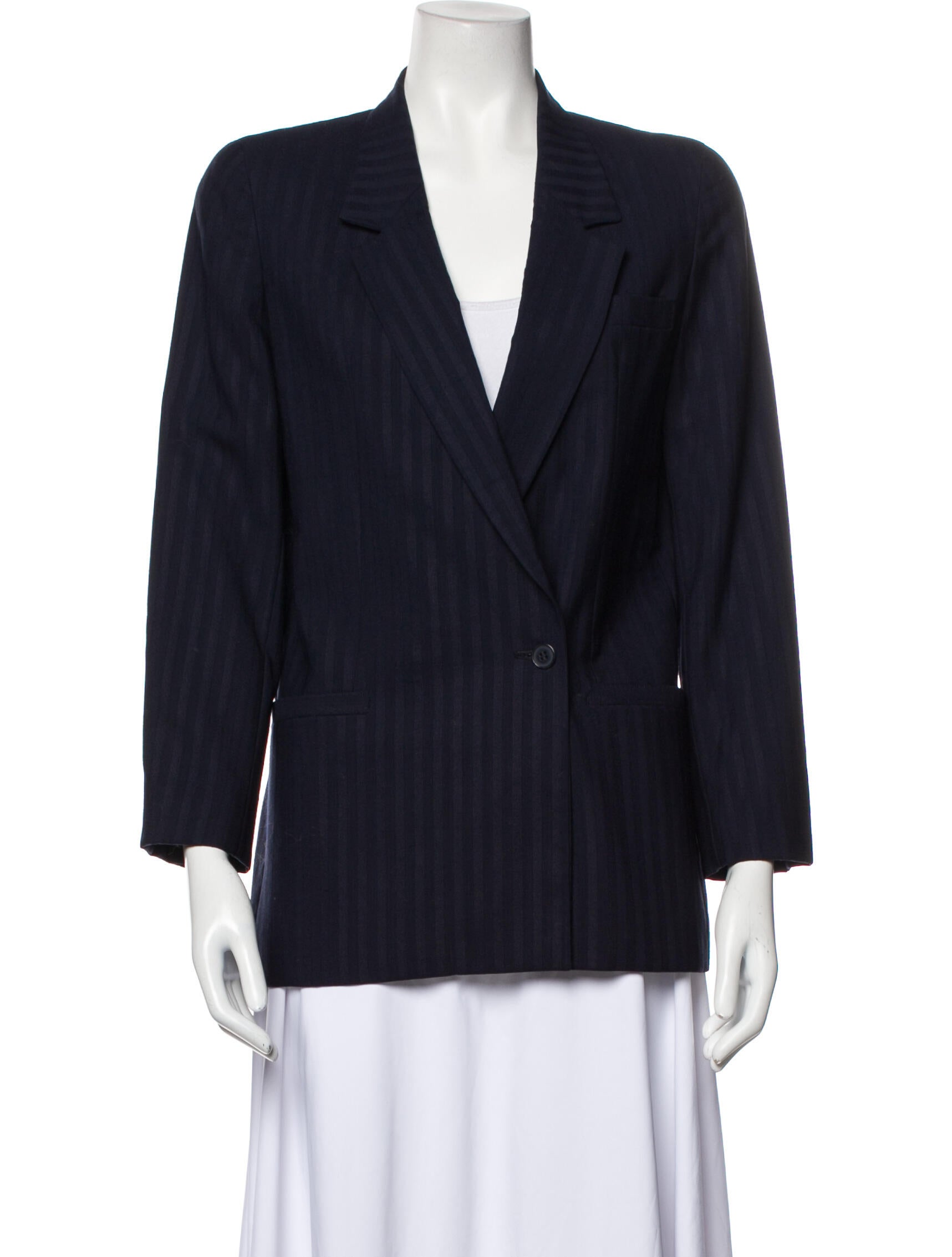 Christian Dior Striped Blazer - Blue Jackets, Clothing - CHR244199 ...