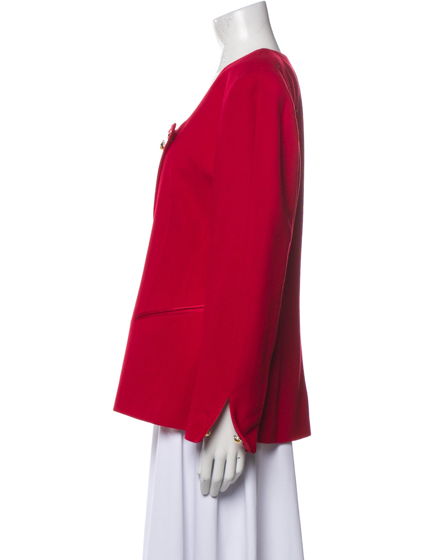 Christian Dior Vintage Evening Jacket - Red Jackets, Clothing ...