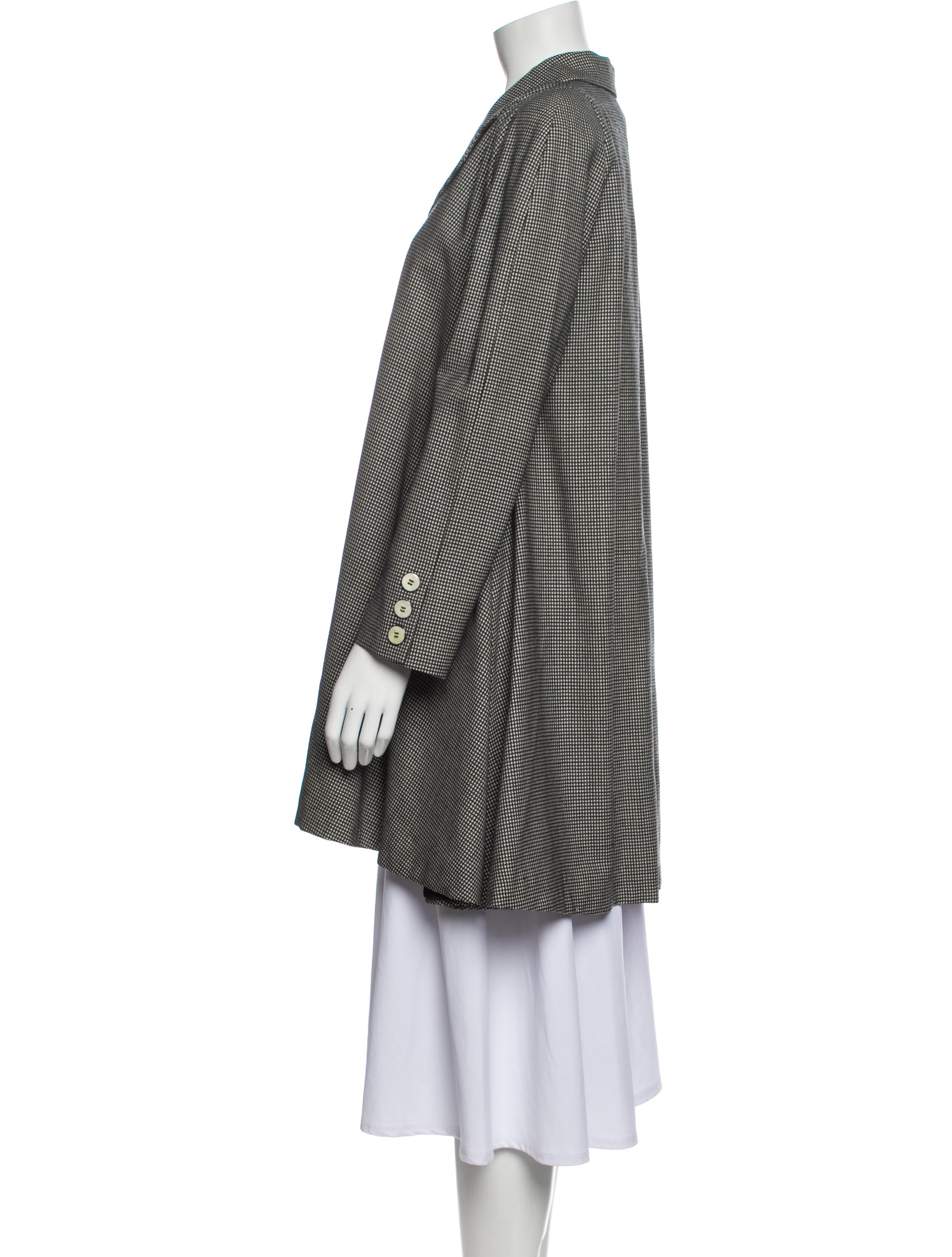 Christian Dior Patterned Coat - White Coats, Clothing - CHR182267 | The ...