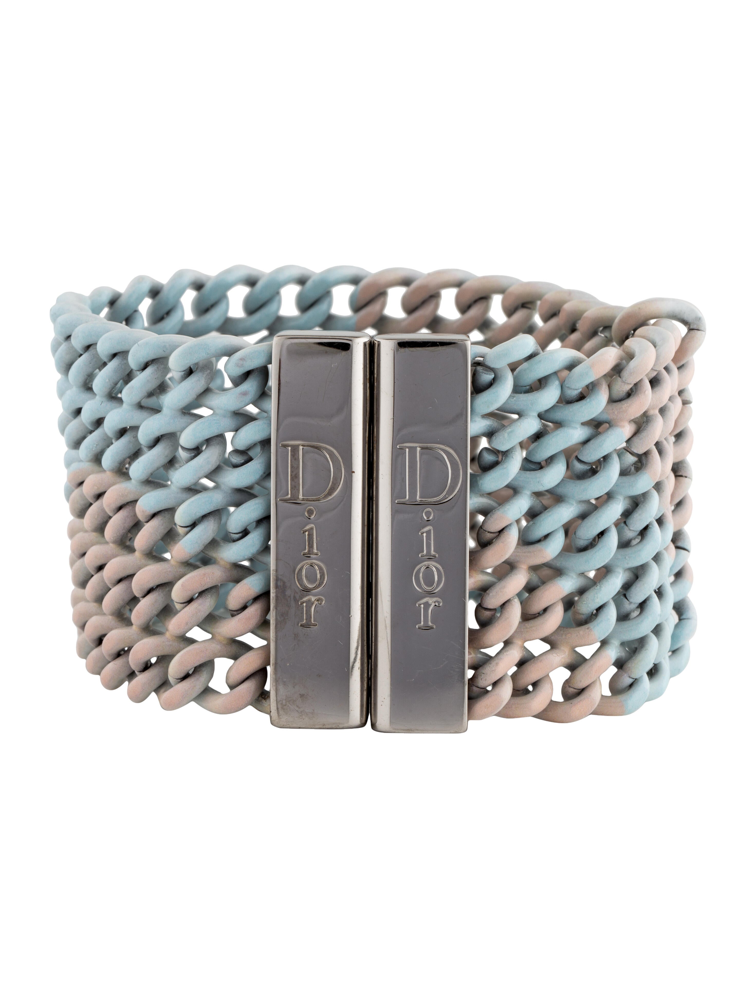 Christian Dior Pearl Bracelet - Pink, Silver-Tone Metal - CHR37100 ...