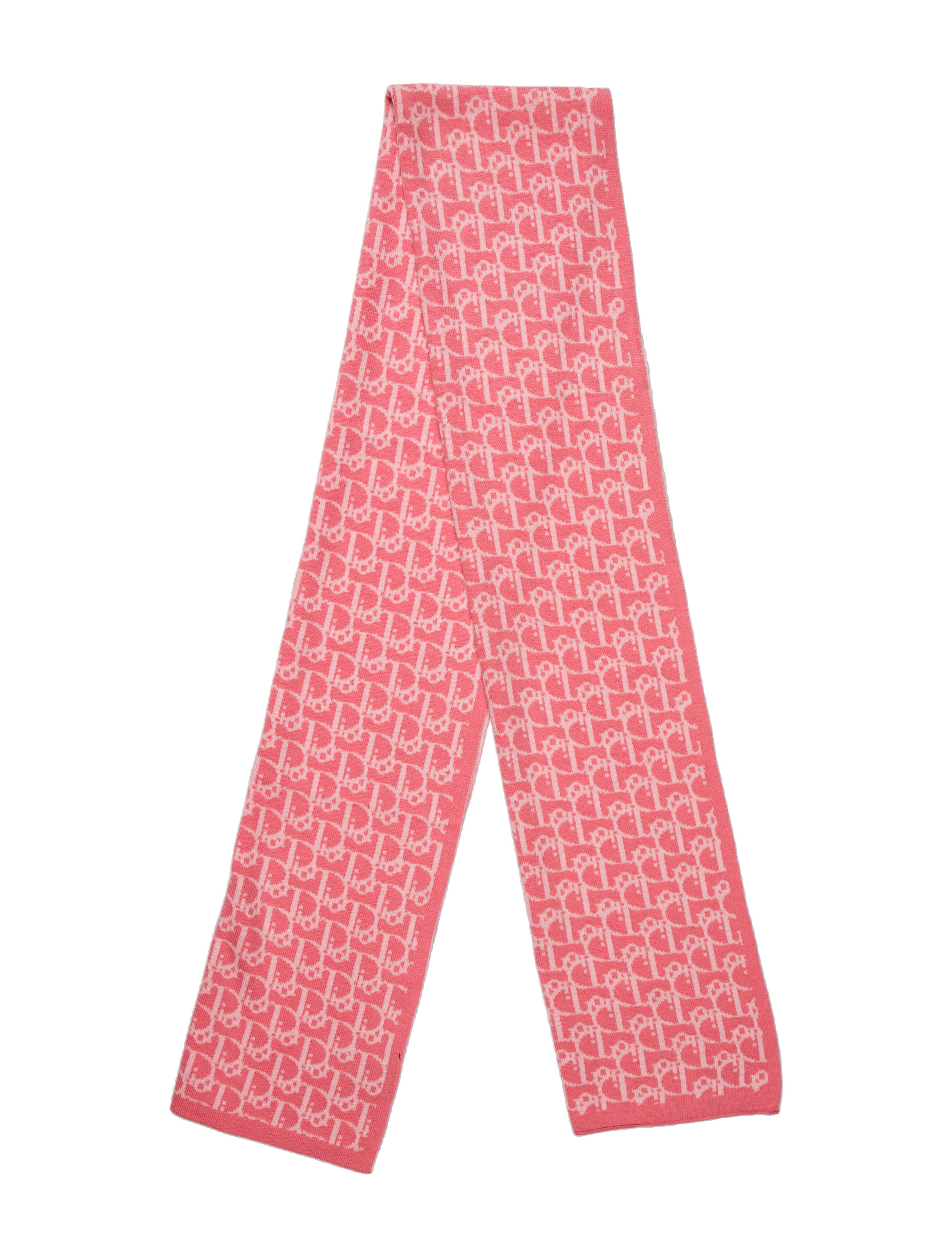 Christian Dior Printed Scarf - Pink Scarves and Shawls, Accessories ...