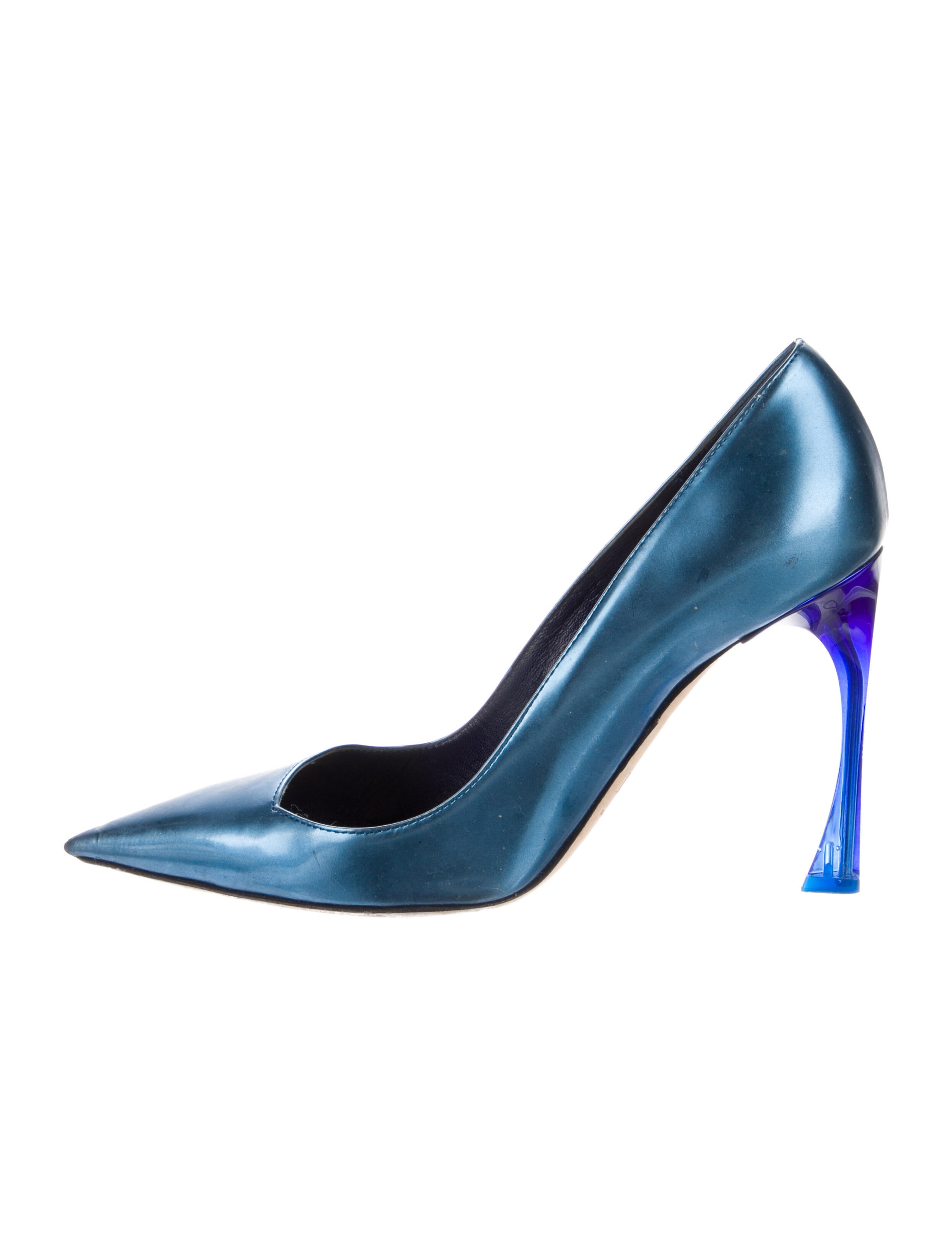Christian Dior Sequined Pumps w/ Tags - Blue Pumps, Shoes - CHR35698 ...