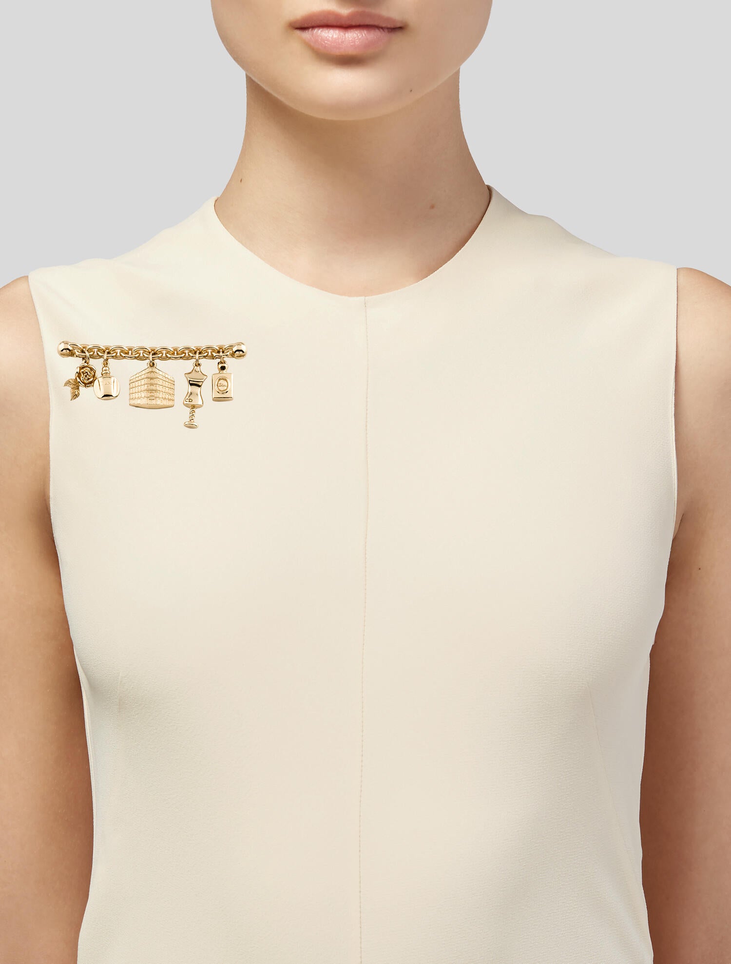 Christian Dior Vintage Charm Brooch - Gold, Gold-Plated Pin, Brooches ...