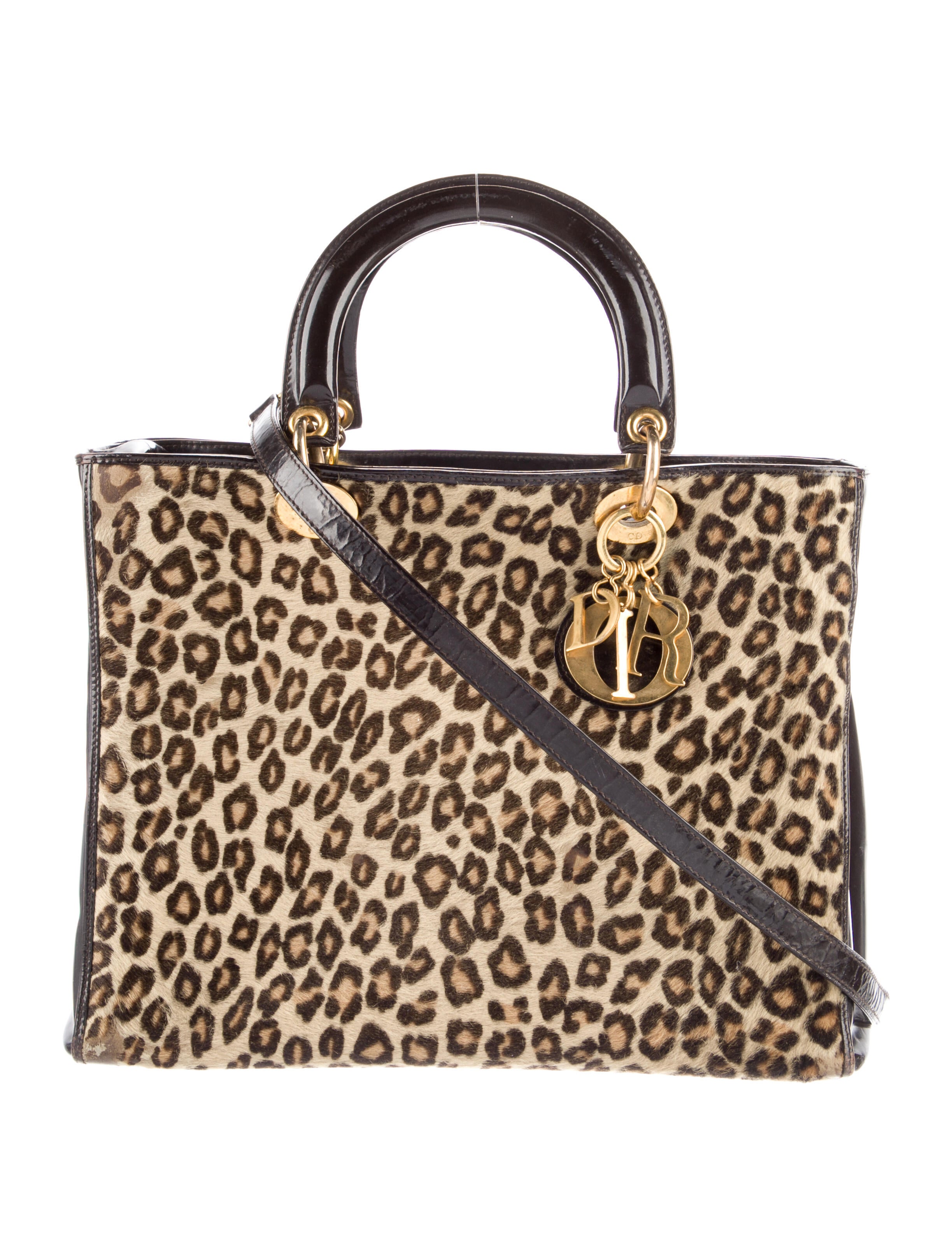 Christian Dior Large Leather Tote - Brown Totes, Handbags - CHR234372 ...