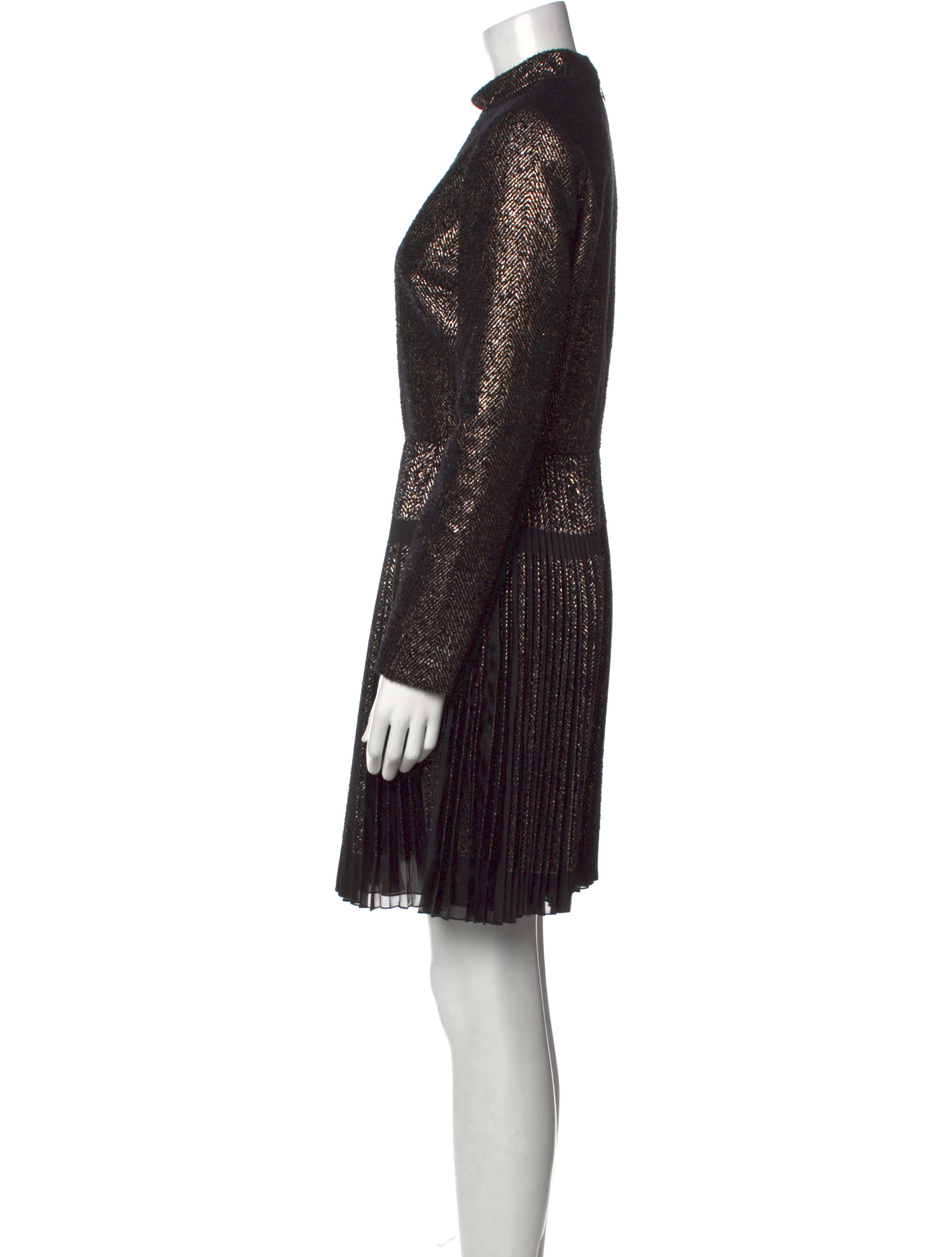 Christian Dior Geometric Pattern Dress - Black Dresses, Clothing ...