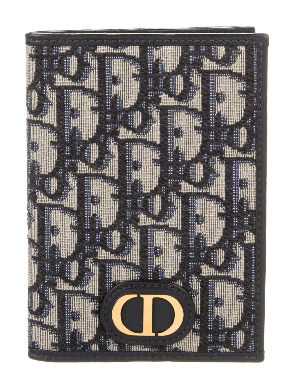 Christian Dior 2020 Oblique Jacquard Bifold Wallet - Blue Wallets ...