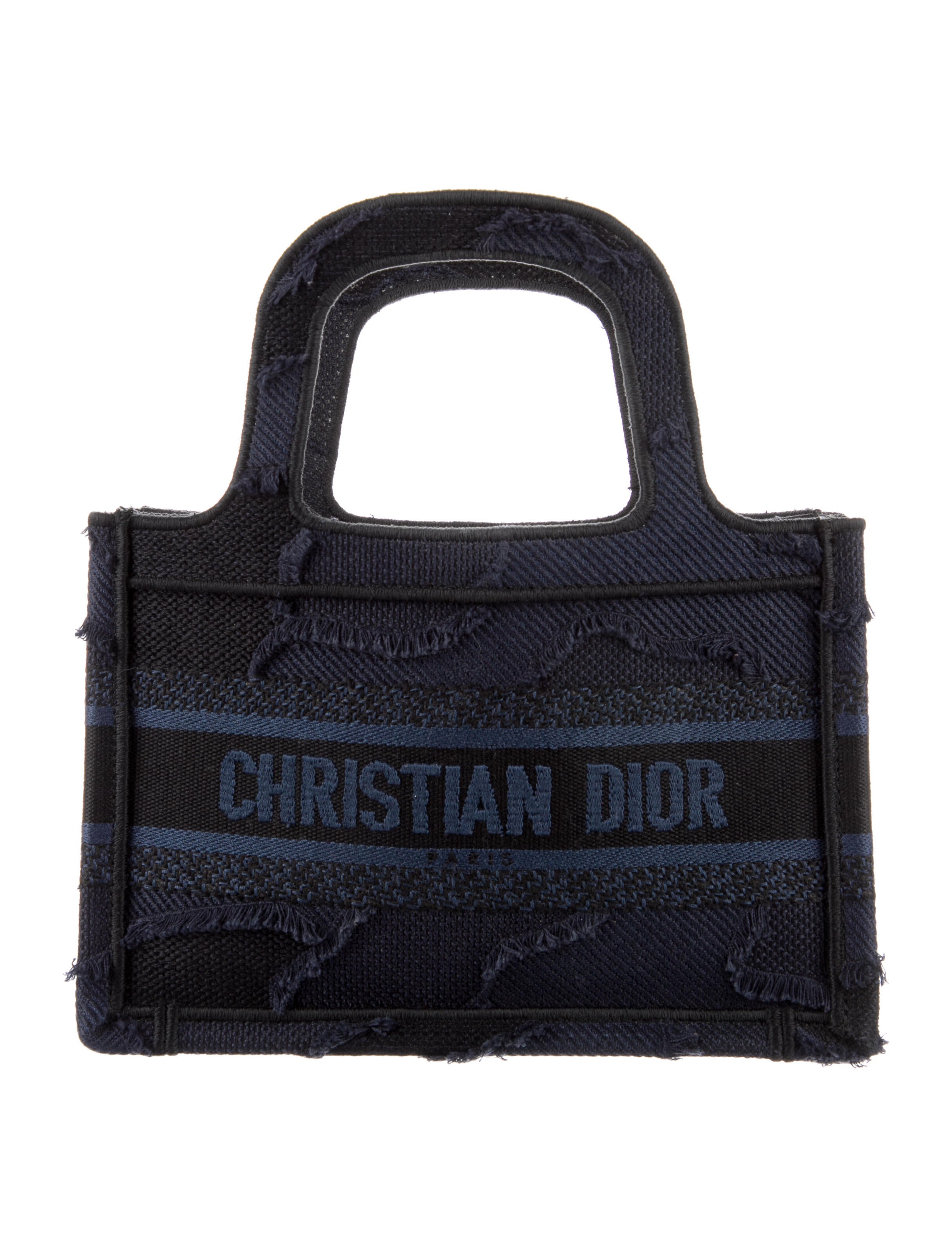 Christian Dior Mini Book Tote - Blue Mini Bags, Handbags - CHR252932 ...