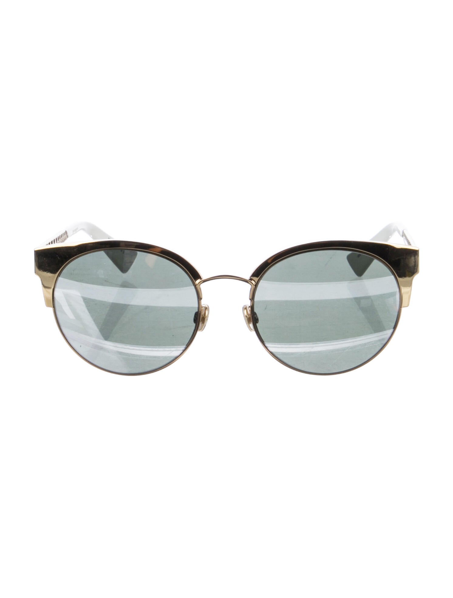 Christian Dior Dioramamini Cannage Pattern Sunglasses - White ...