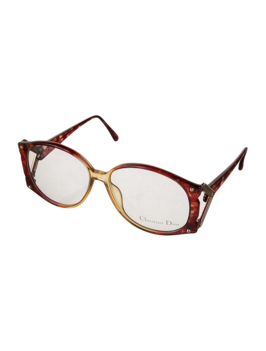 Christian Dior Dior Stellaire Square Eyeglasses - Gold Eyeglasses ...