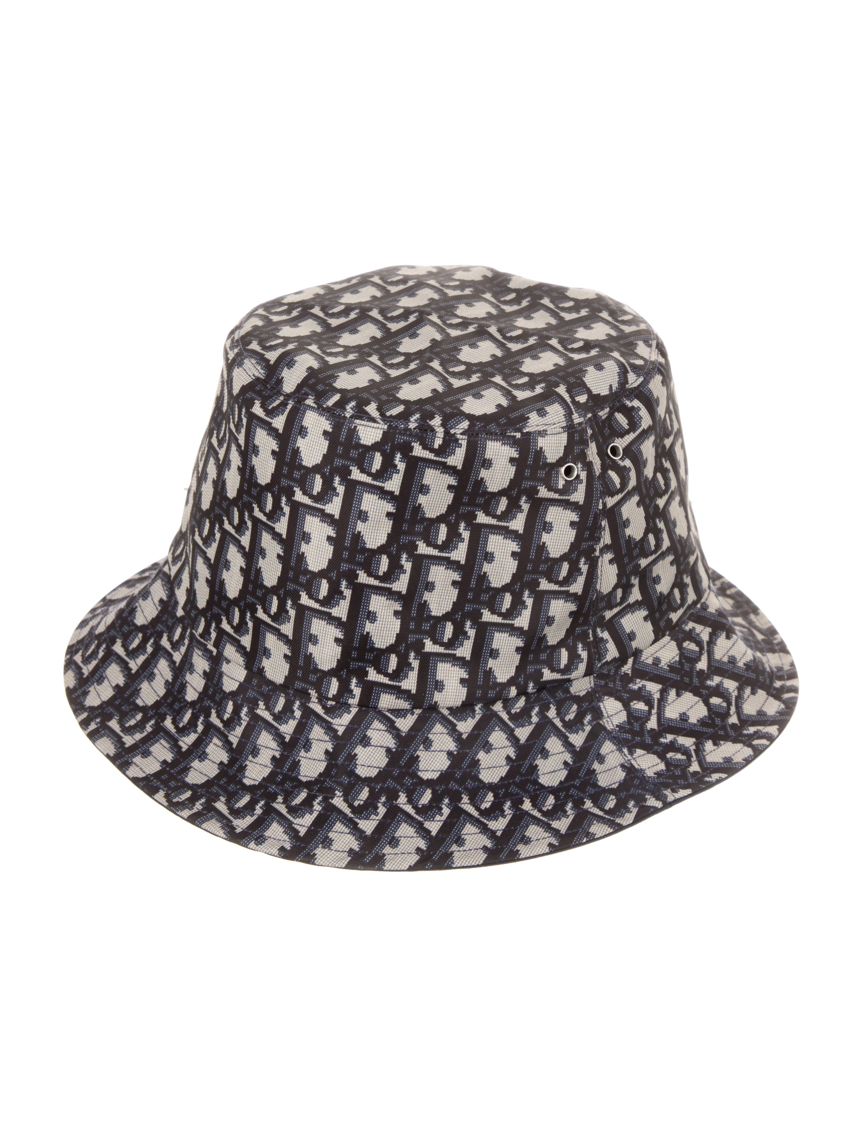 Christian Dior Oblique Reversible Bucket Hat - Hats, Accessories | The ...