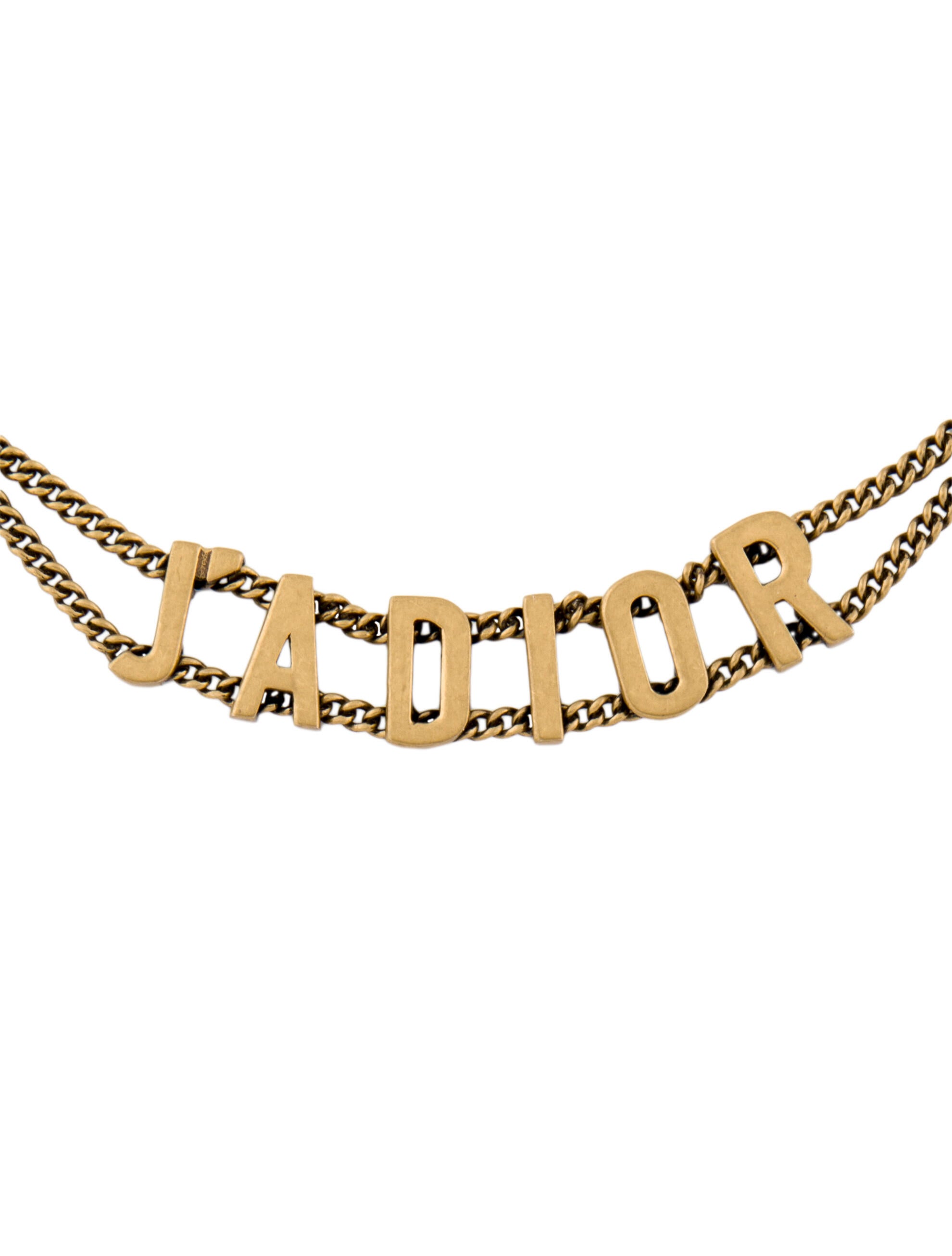 Christian Dior 'J'adior' Double Strand Choker - Choker, Necklaces ...