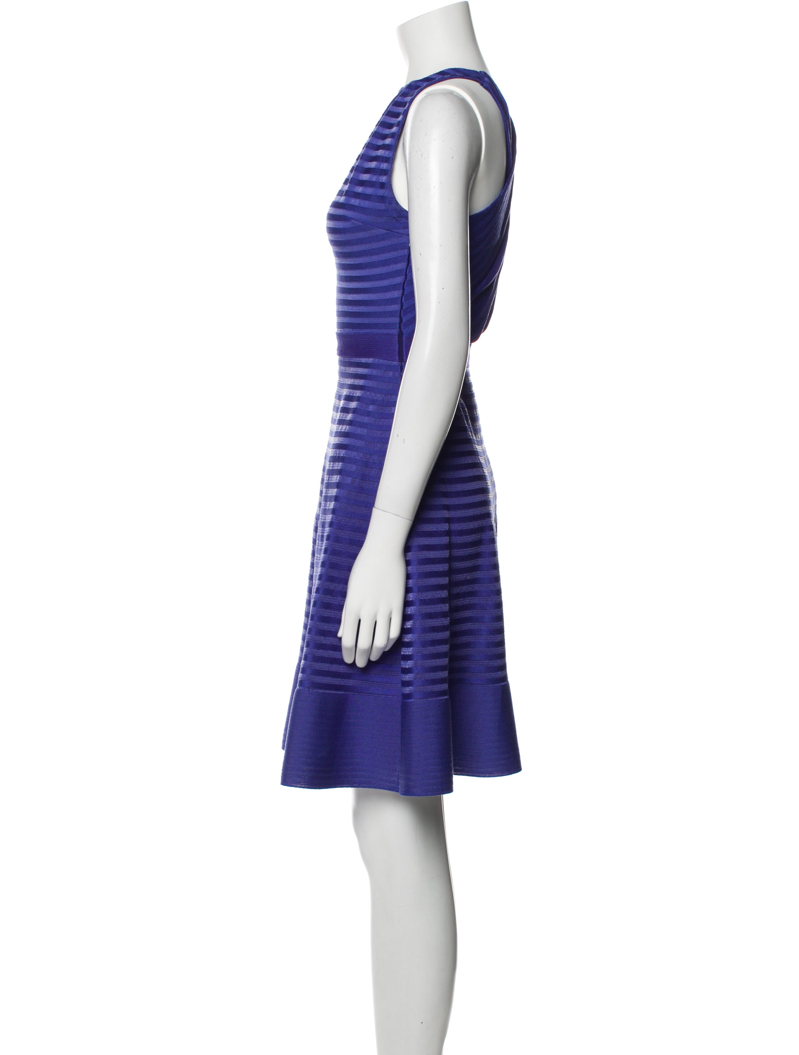 Christian Dior A-Line Knit Dress - Purple Dresses, Clothing - CHR52093 ...