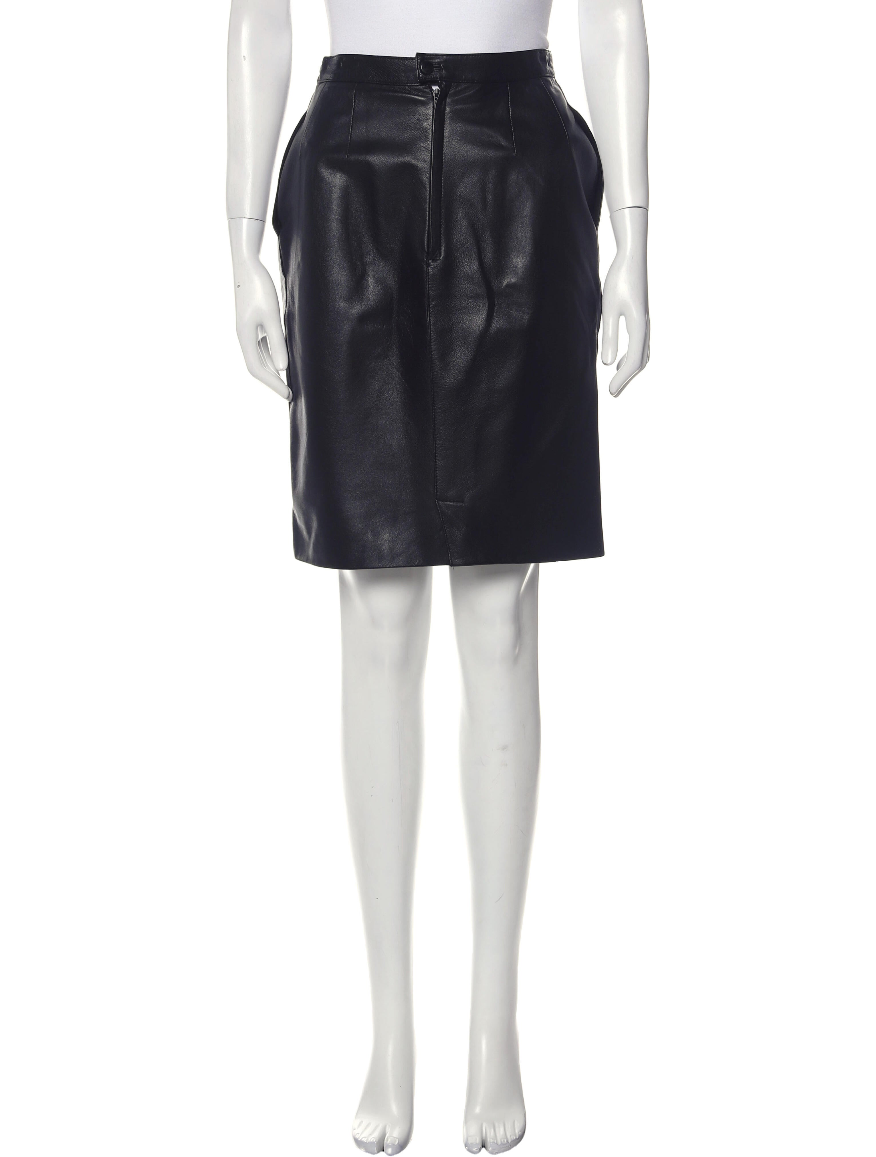 Christian Dior Wool Mini Skirt - Black Skirts, Clothing - CHR192621 ...
