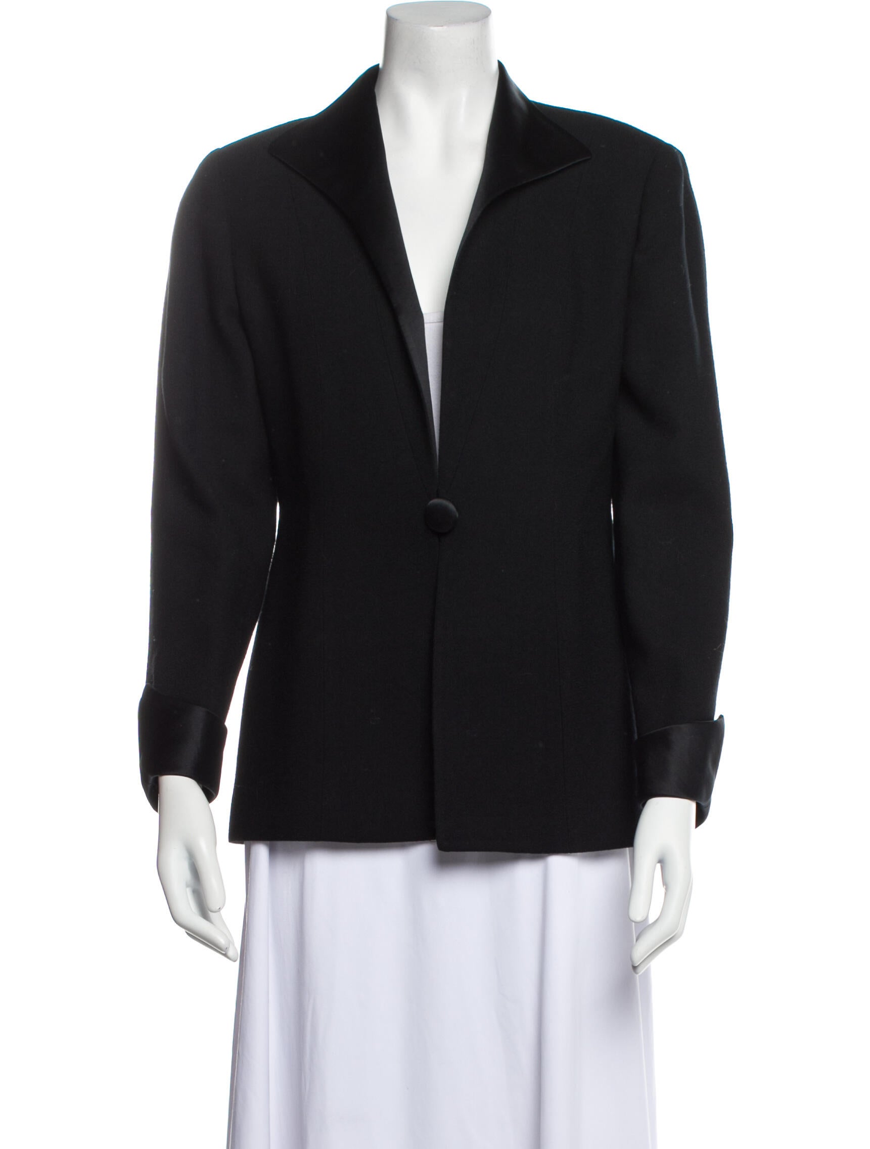 Christian Dior Vintage Late 1970's - Early 1980's Jacket - Black ...