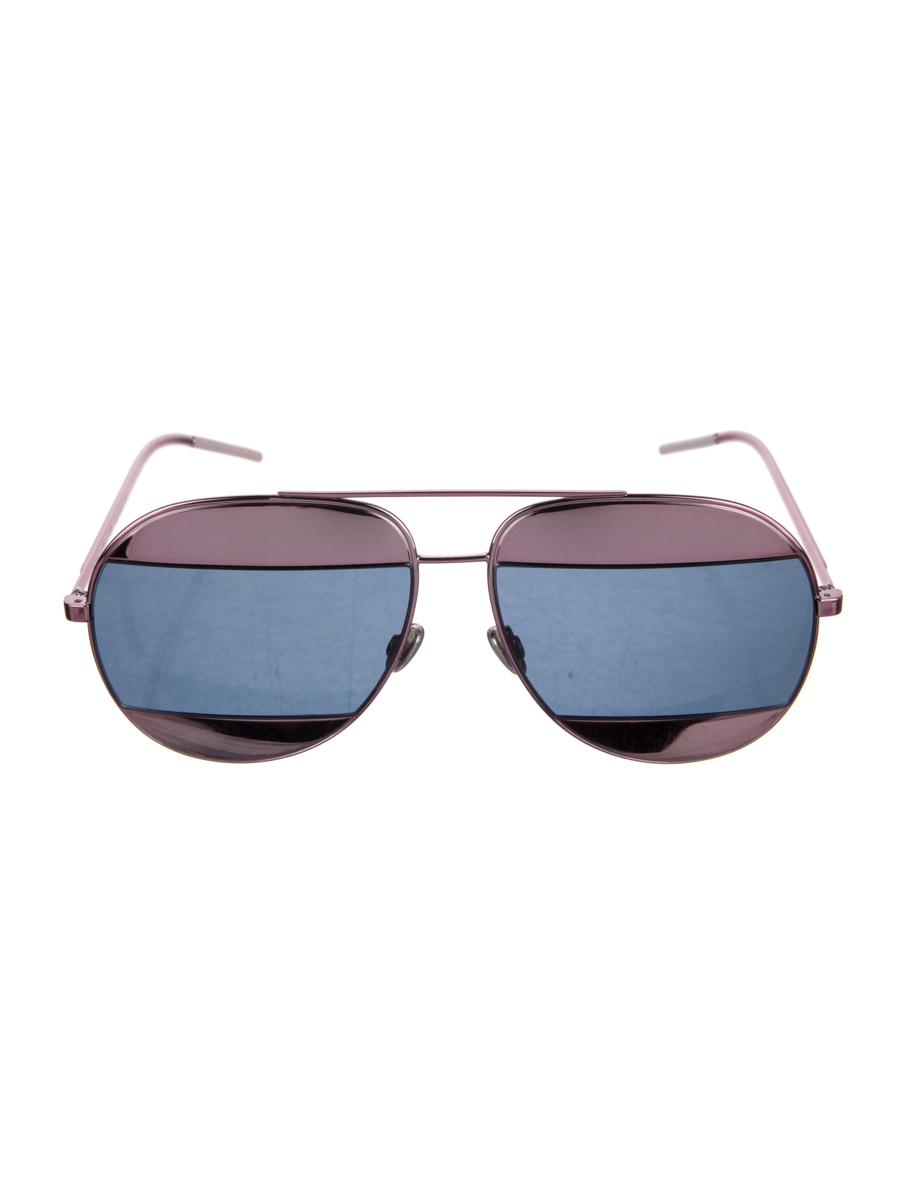 Christian Dior Aviator Tinted Sunglasses - Pink Sunglasses, Accessories ...