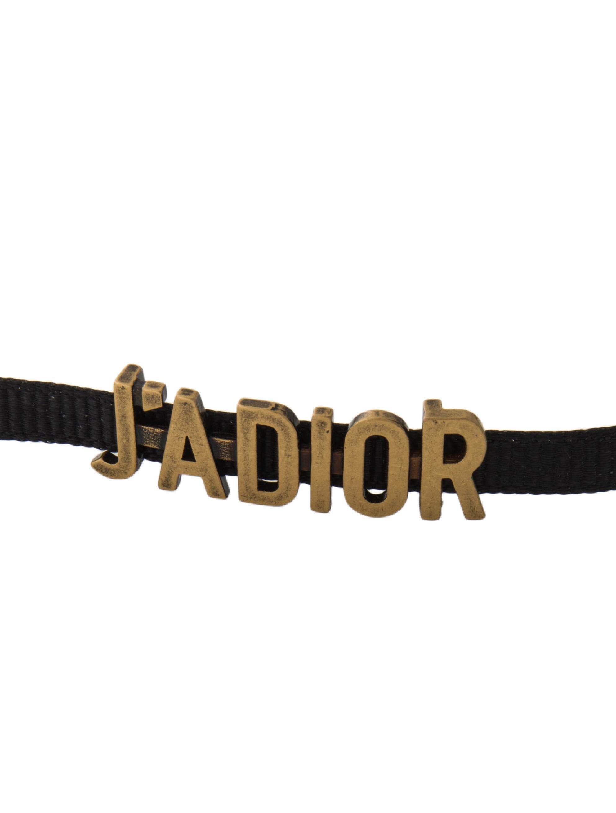 Christian Dior J'Adior Choker Necklace - Black, Brass Choker, Necklaces ...
