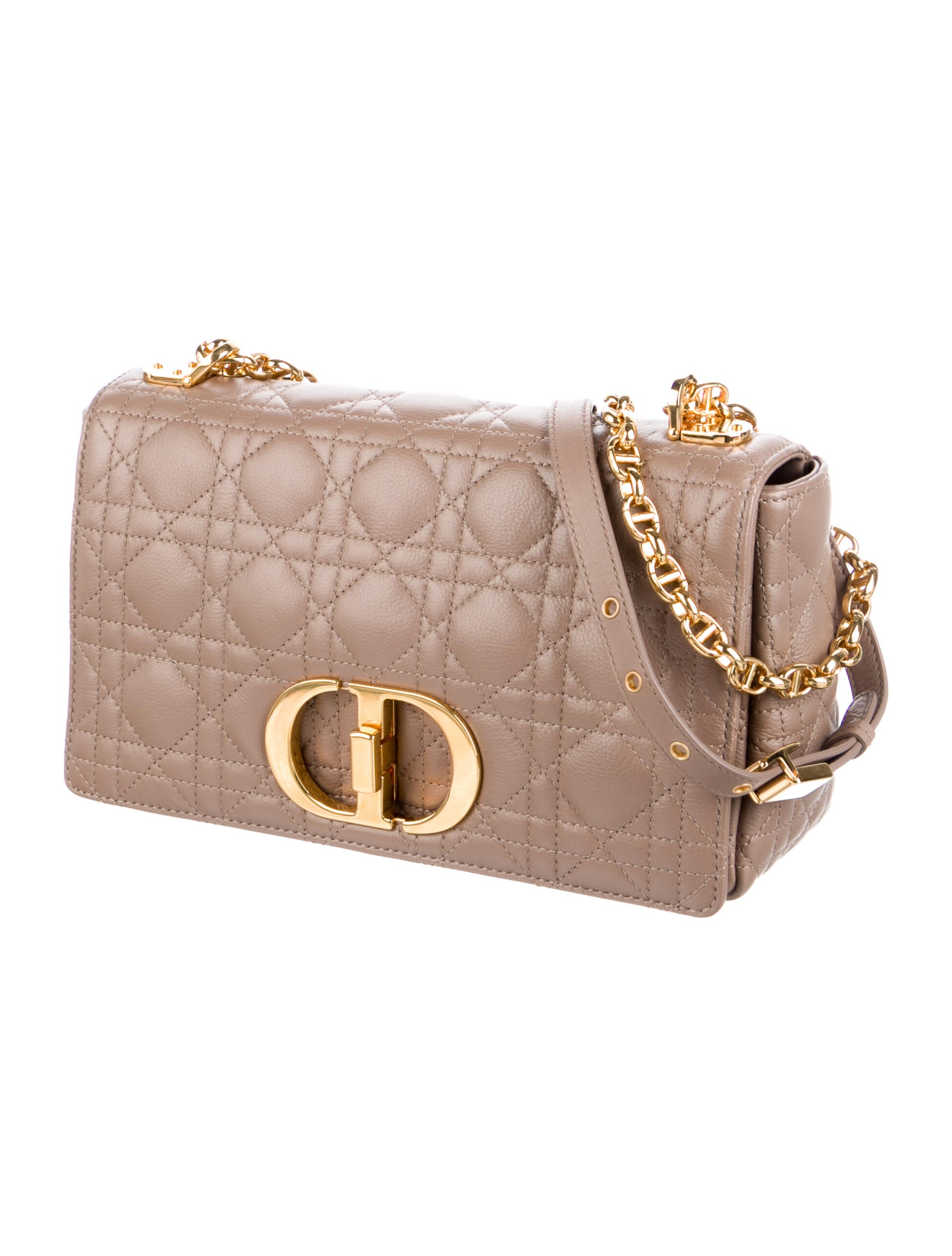 Christian Dior 2021 Medium Caro Bag - Neutrals Shoulder Bags, Handbags ...