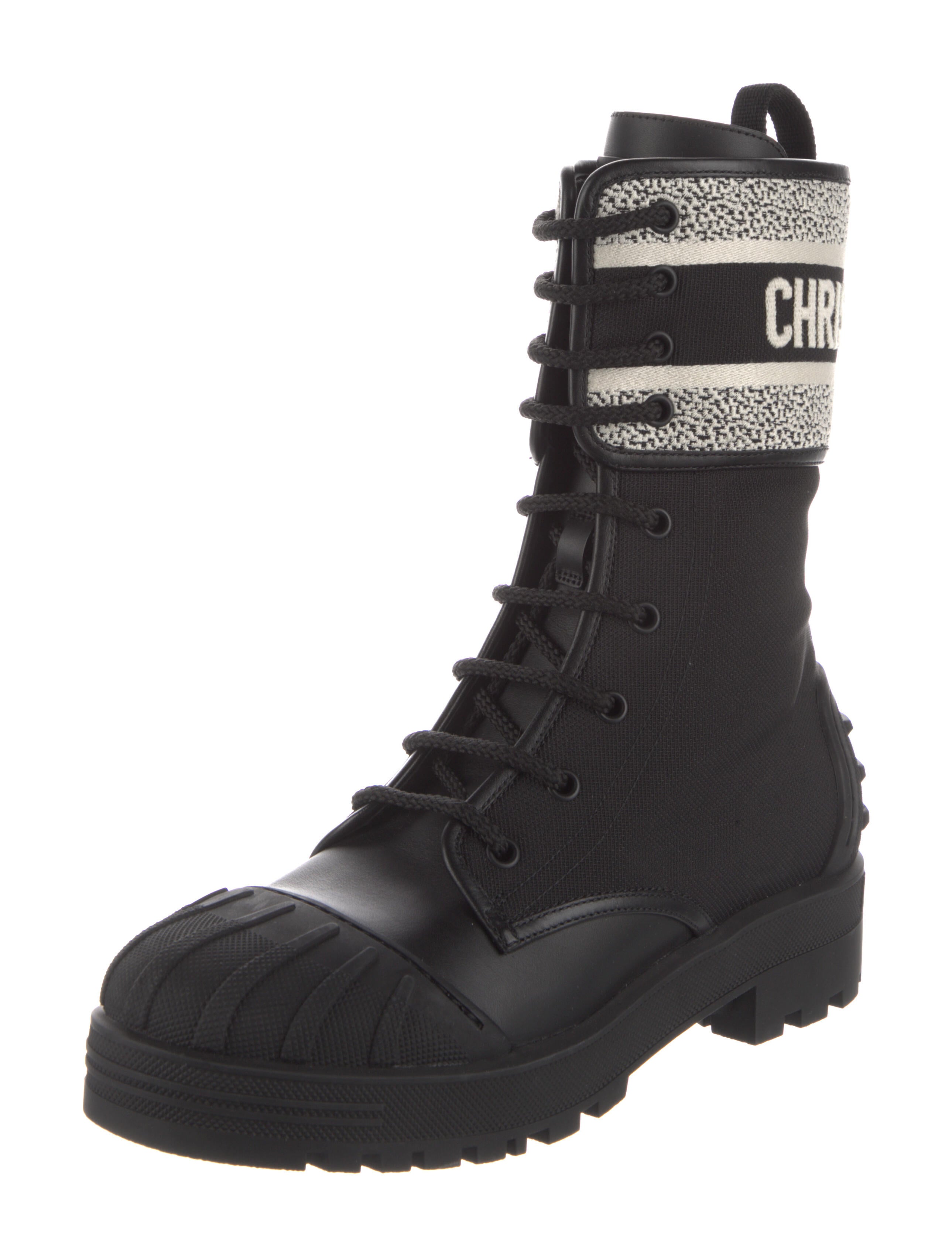 Christian Dior 2021 D-Major Combat Boots - Black Boots, Shoes ...