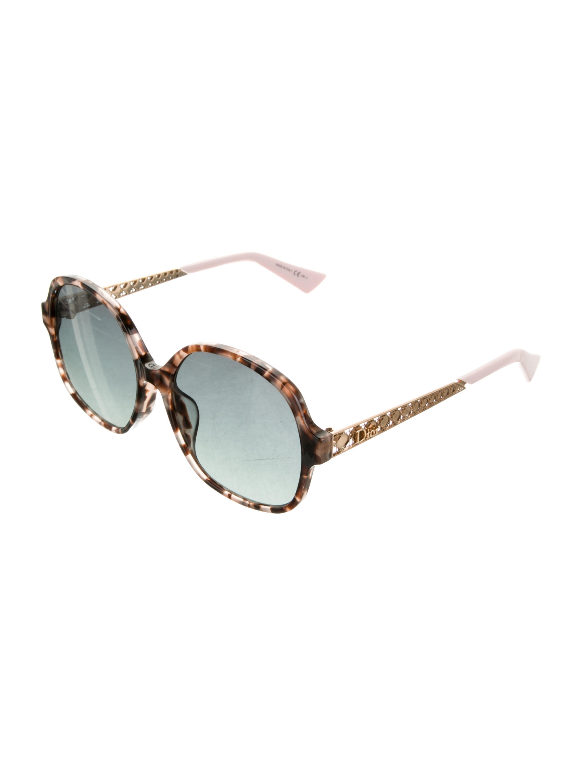 Christian Dior Diorama8F Cannage Pattern Sunglasses - Brown Sunglasses ...