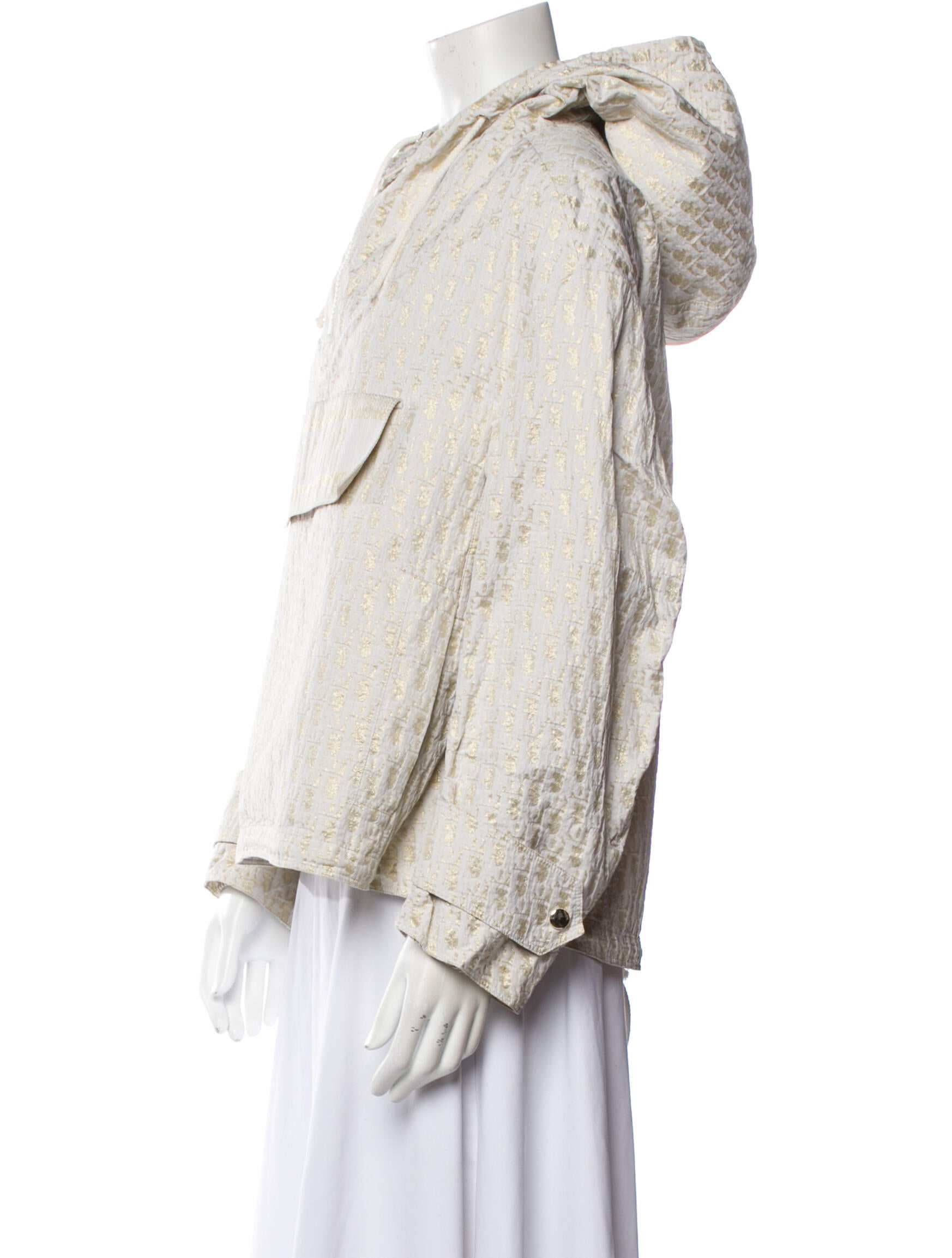 Christian Dior Tweed Pattern Jacket - Metallic Jackets, Clothing ...