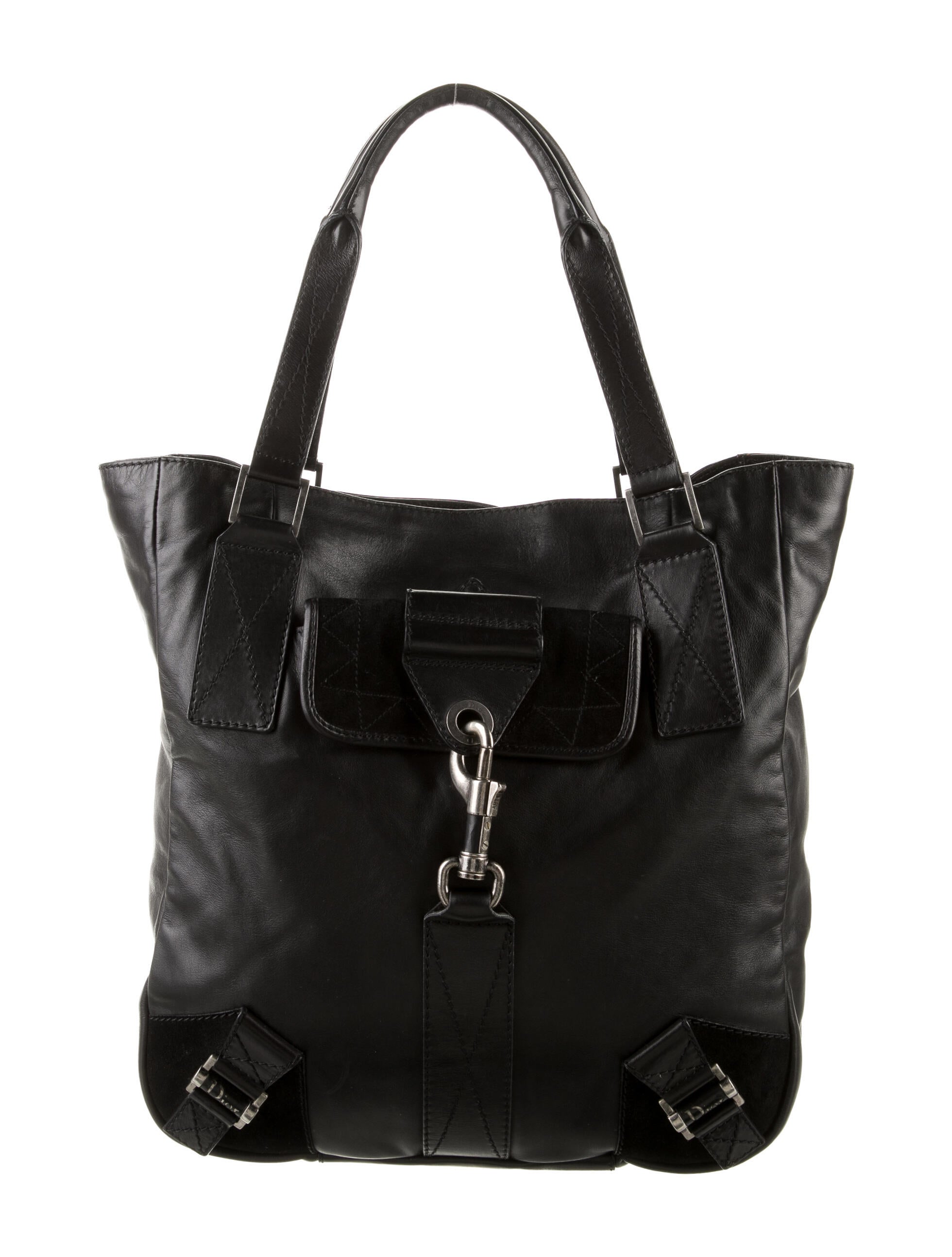 Christian Dior Vintage Rebelle Tote - Black Totes, Handbags - CHR293458 ...