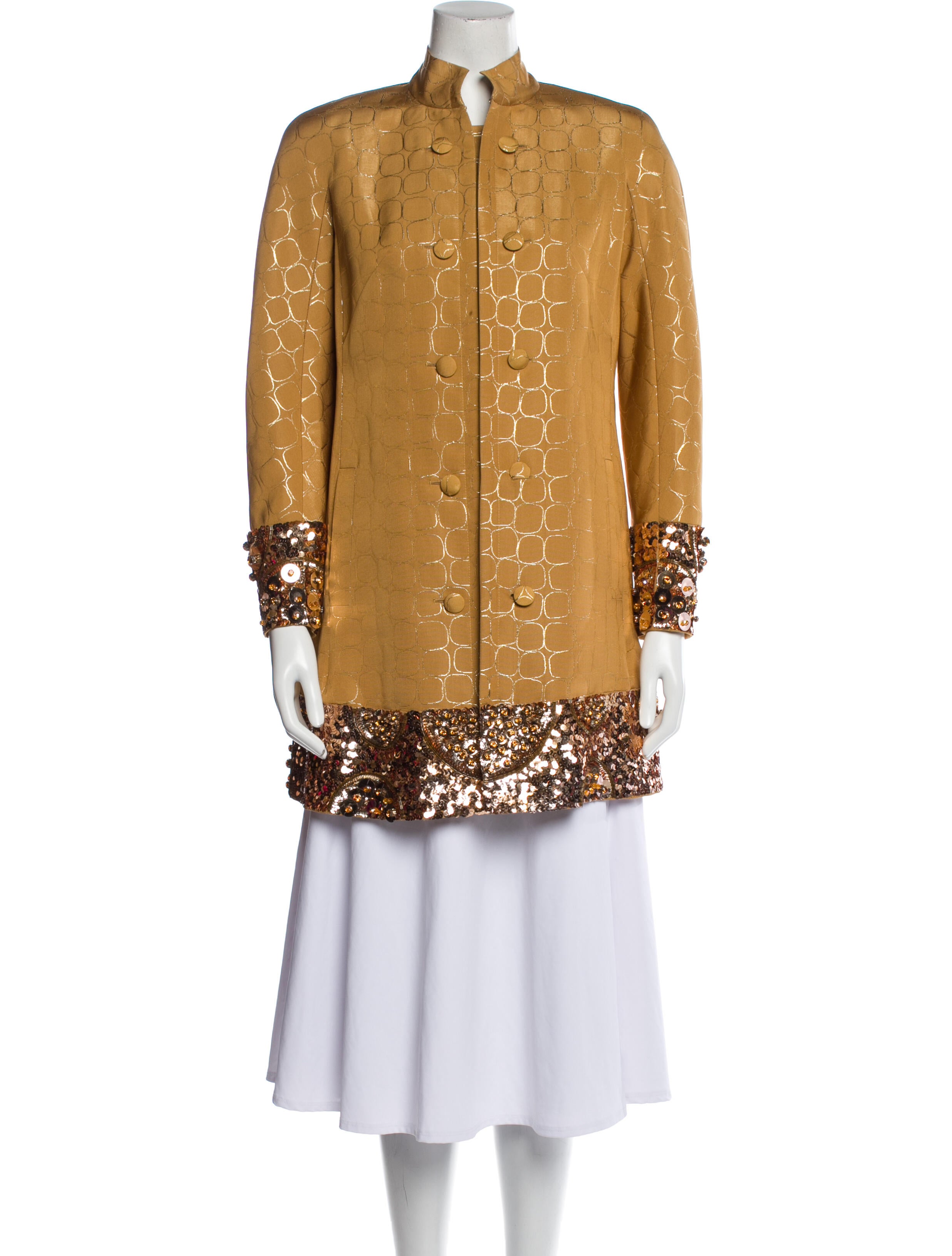 Christian Dior Virgin Wool Coat - Red Coats, Clothing - CHR242374 | The ...