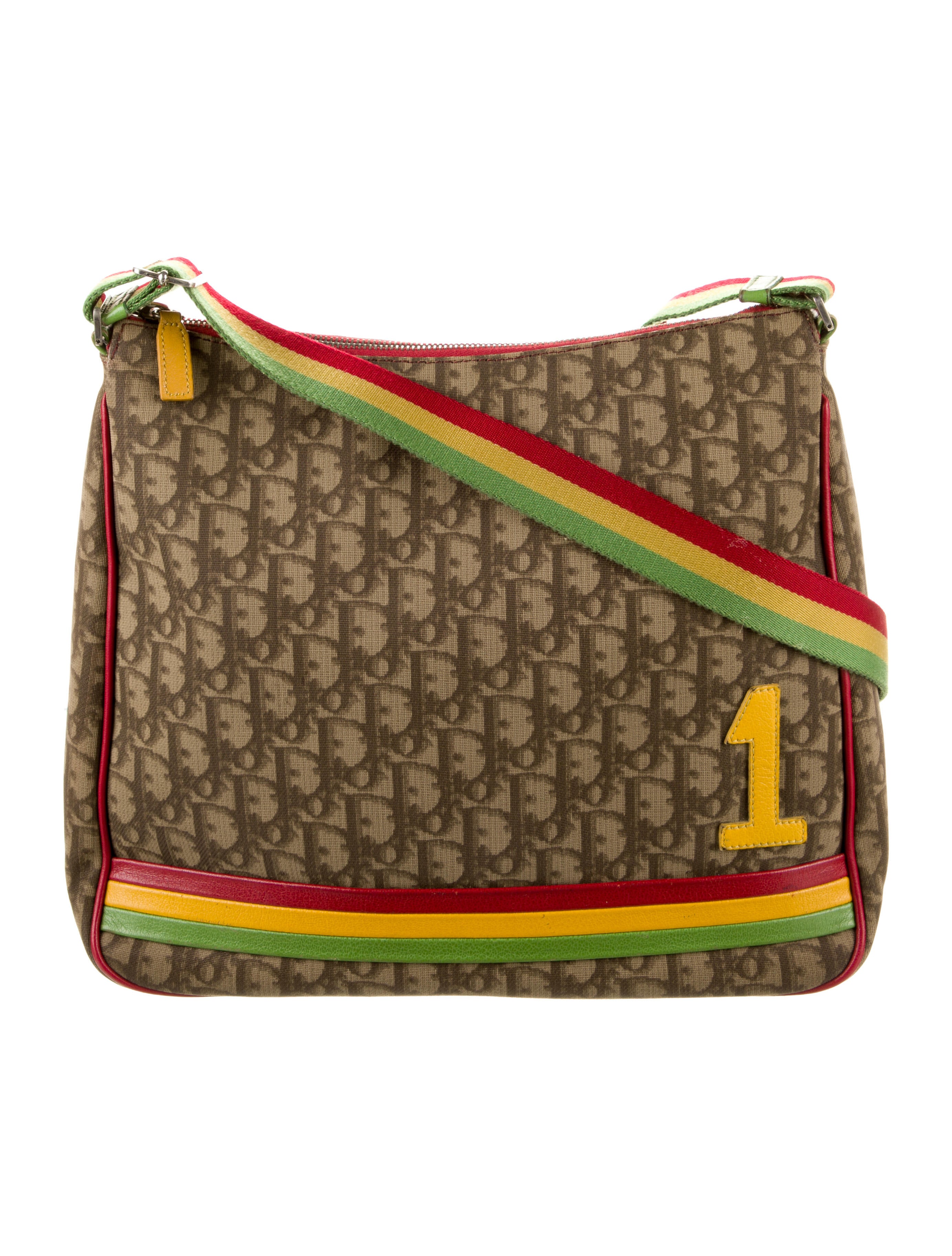 Christian Dior Rasta Monogram Trotter Shoulder - Brown Crossbody Bags ...