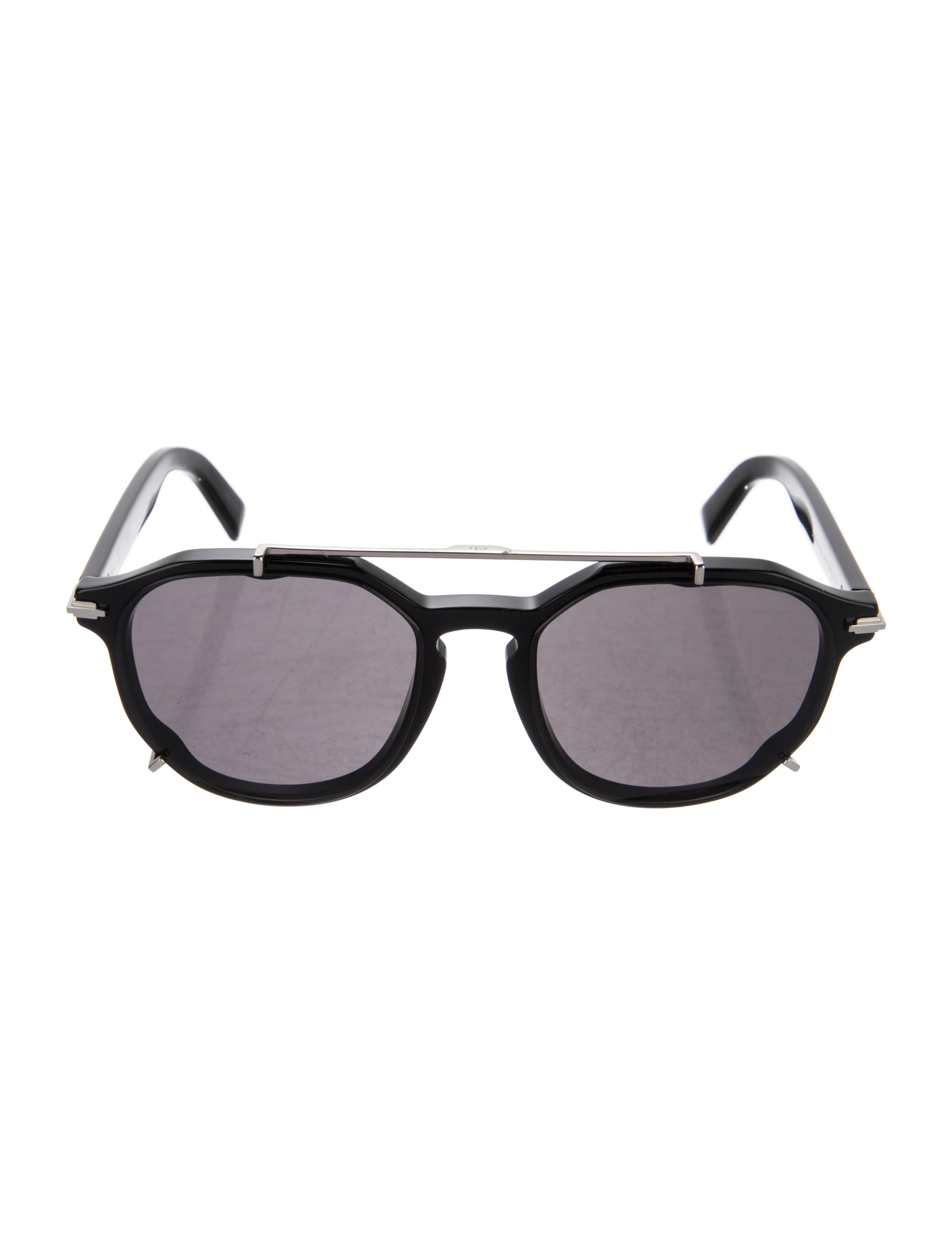 Christian Dior Aviator Tinted Sunglasses Black Sunglasses Accessories Chr295147 The Realreal