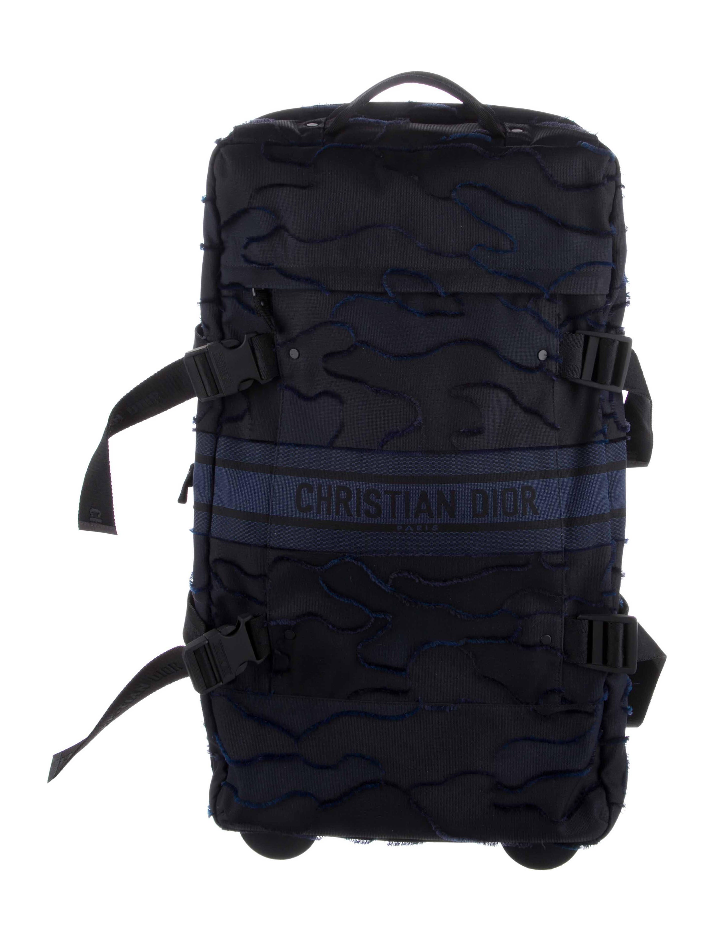 Christian Dior Diortravel Suitcase - Blue Luggage and Travel, Handbags ...