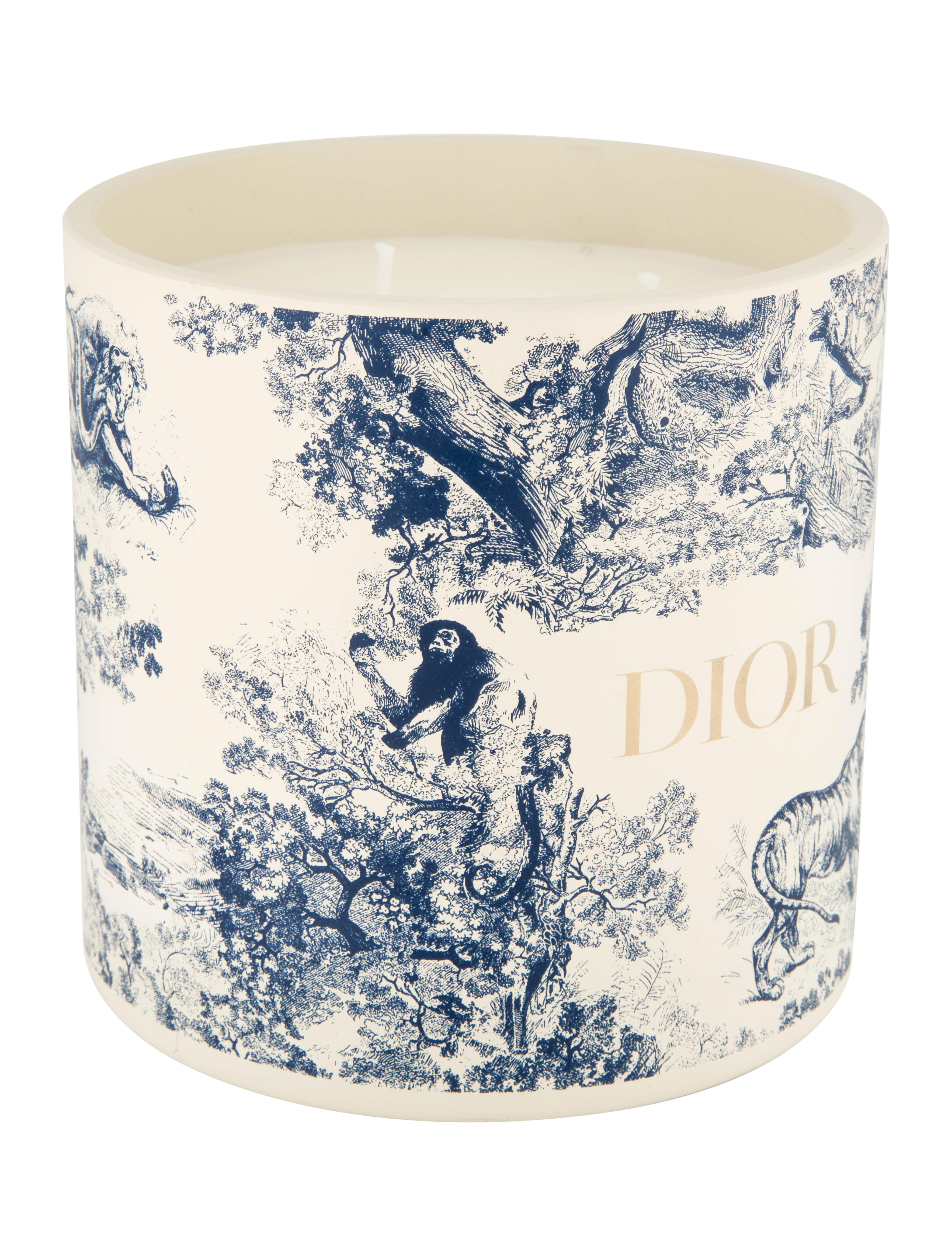 Christian Dior Toile de Jouy Candle - White Decorative Accents, Decor ...