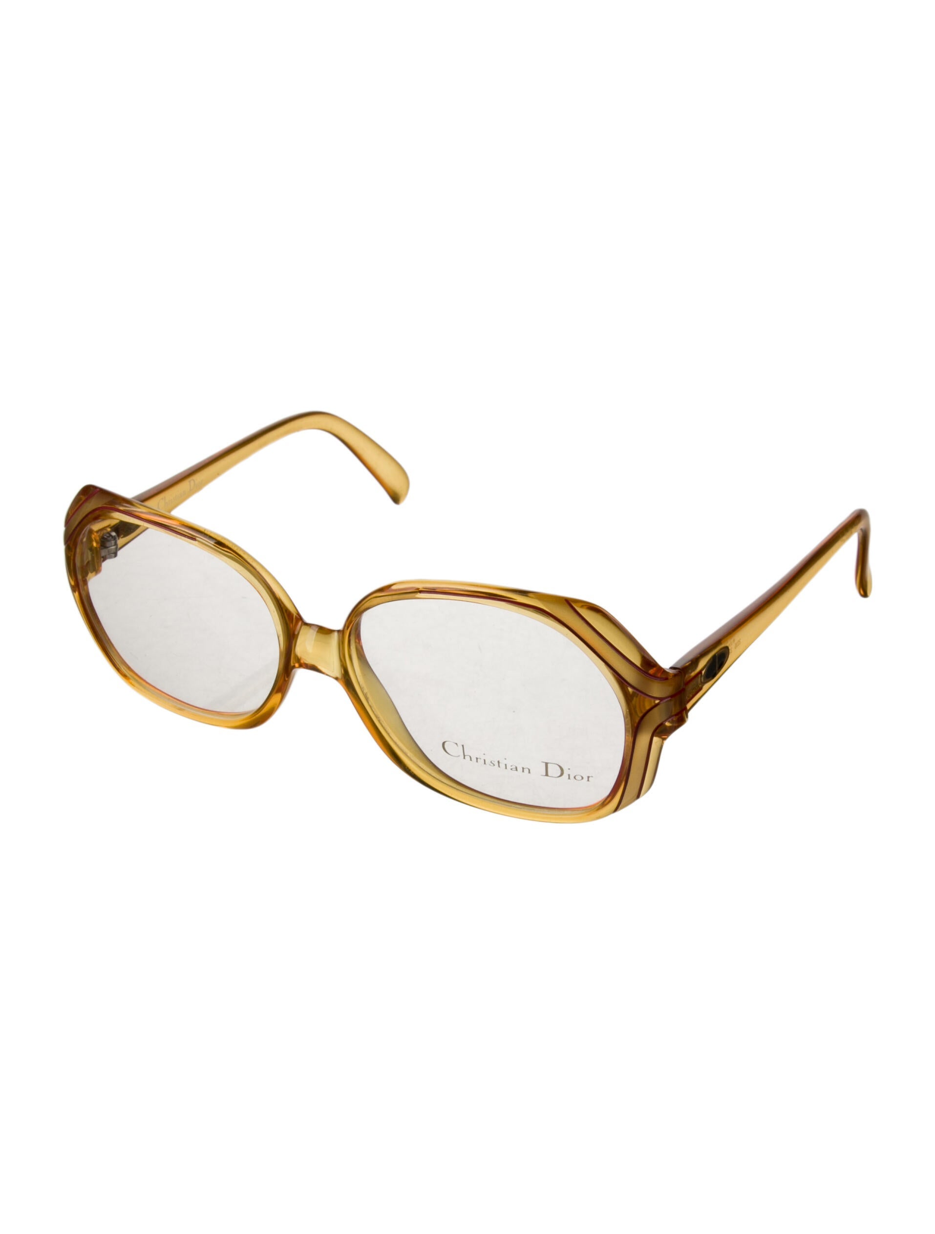Christian Dior Oversize Eyeglasses - Metallic Eyeglasses, Accessories ...