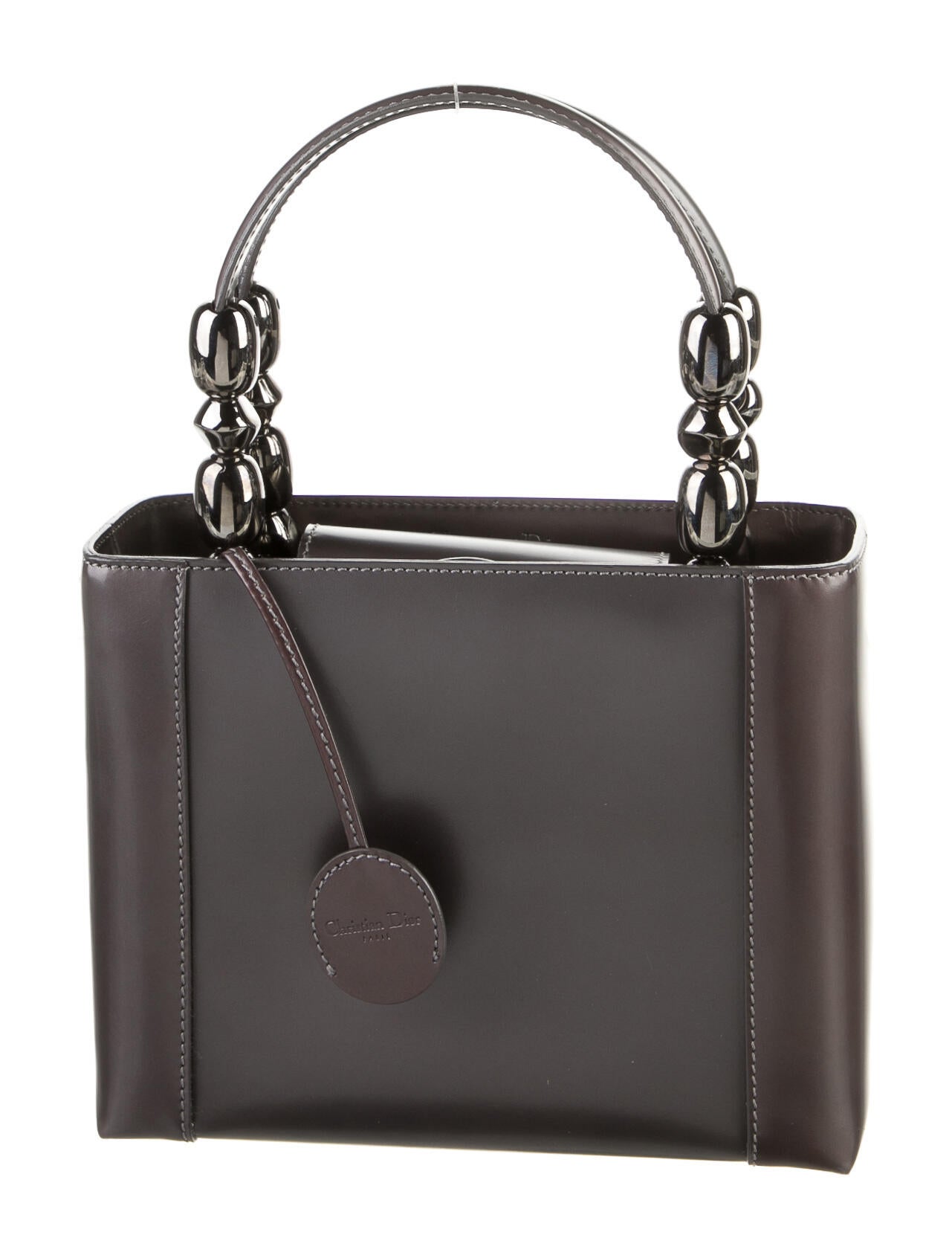 Christian Dior Vintage Mini Lady Perla Dior - Grey Handle Bags ...