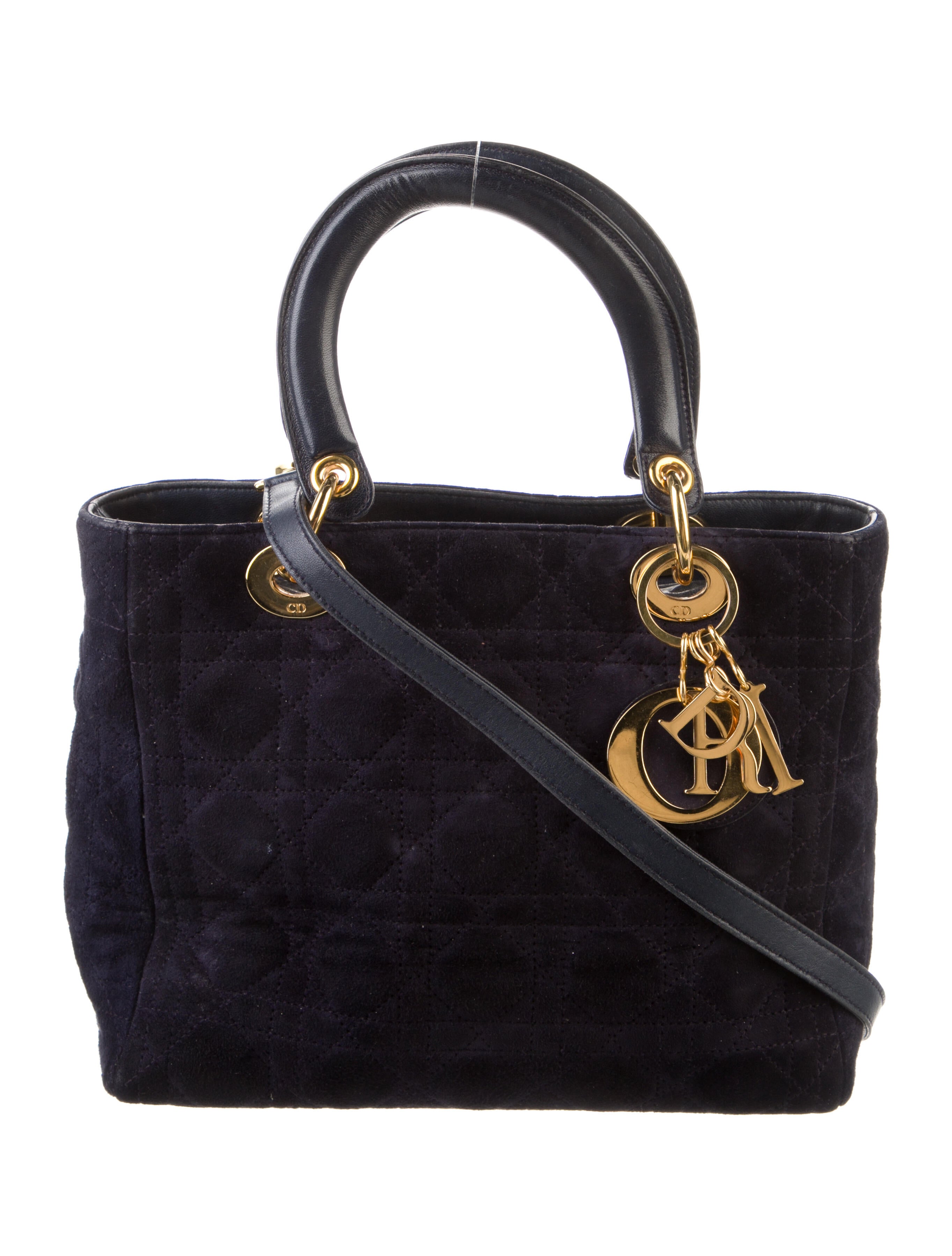 Christian Dior Python Diorissimo Cage Tote - Blue Handle Bags, Handbags ...