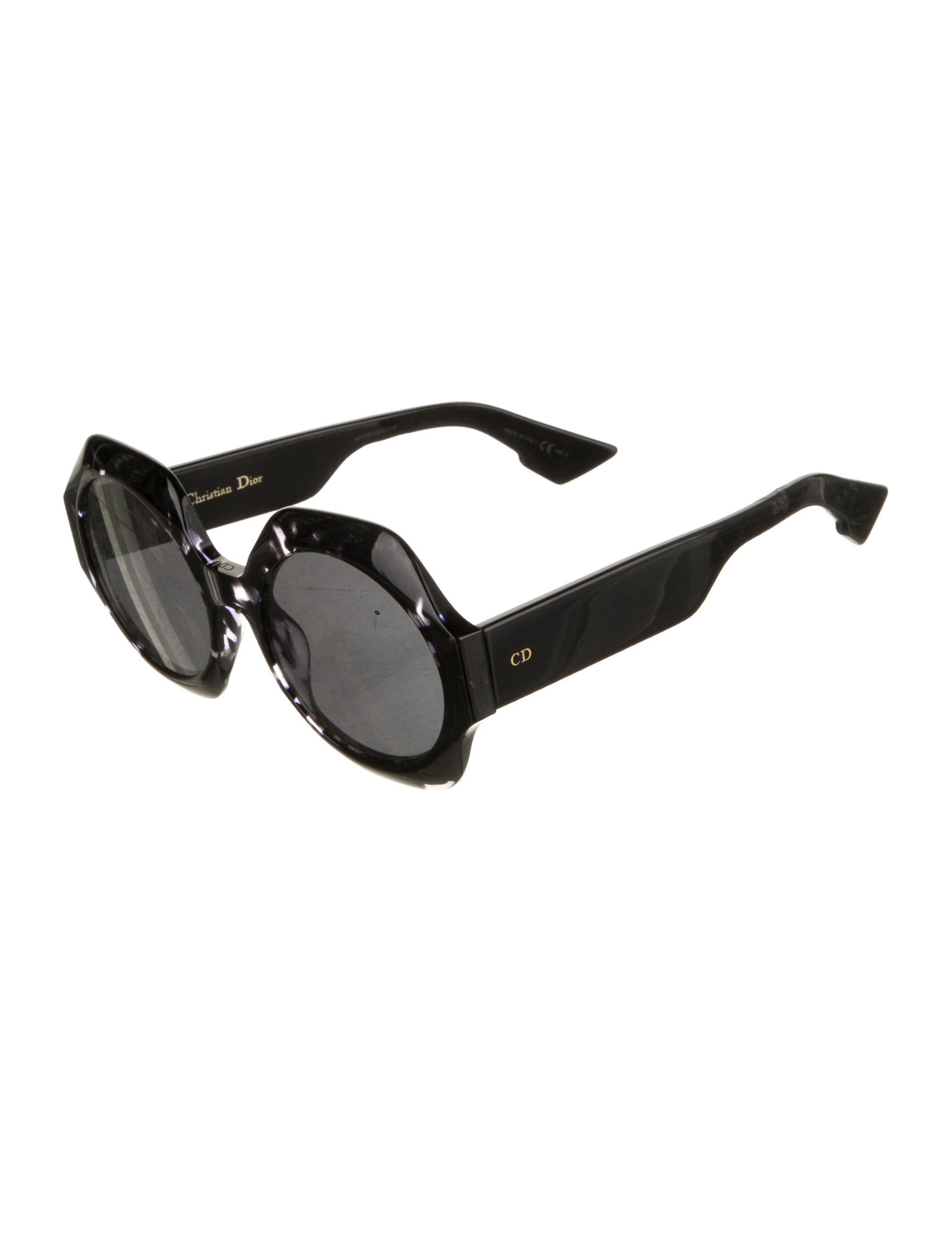Christian Dior 30Montaigne SU Oversize Sunglasses - Black Sunglasses ...