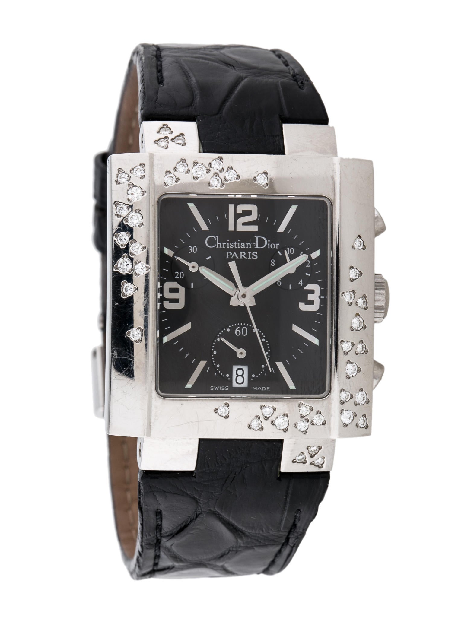 Christian Dior Riva Chronograph Diamond Watch - Strap - CHR30743 | The ...