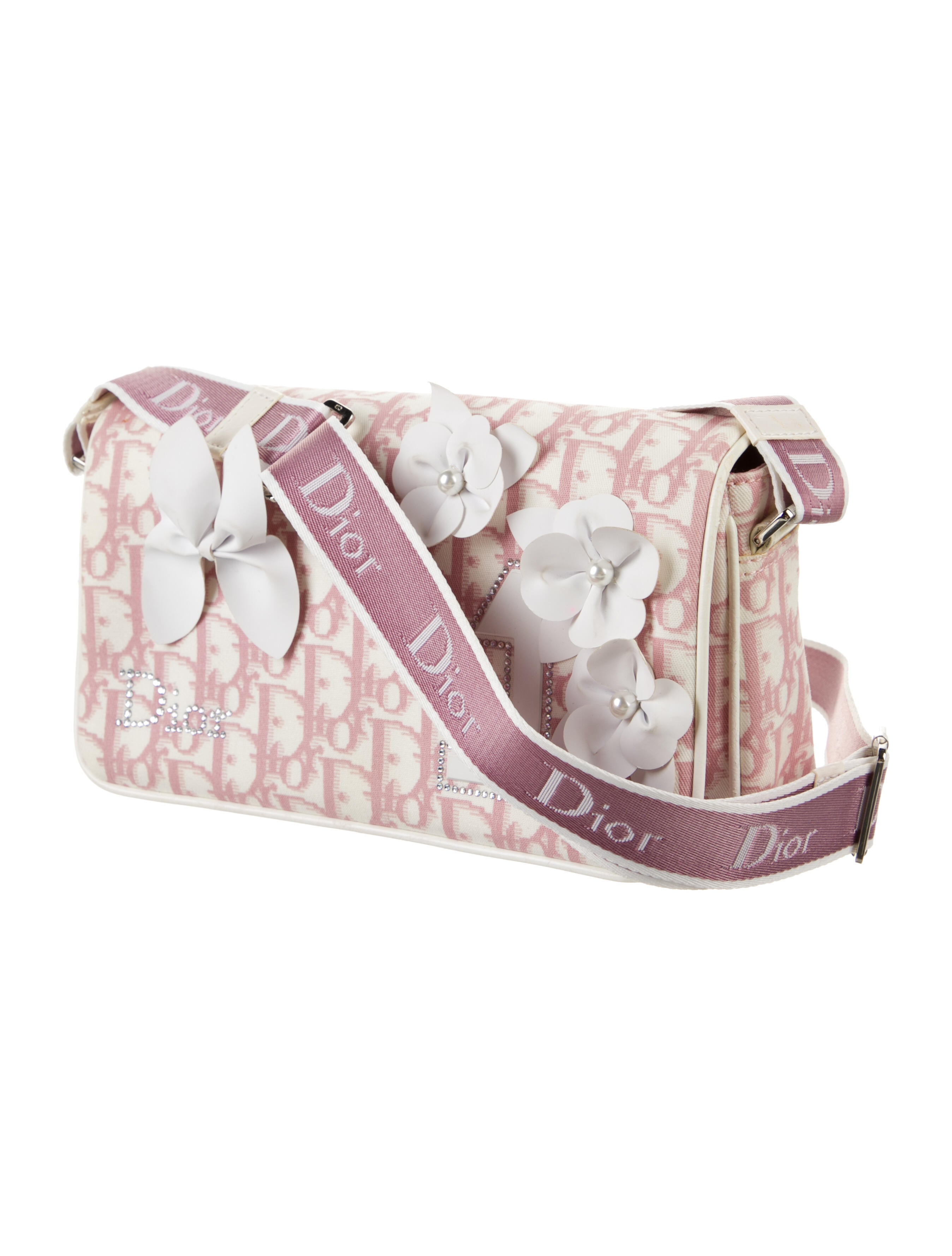 Christian Dior Diorissimo Girly Crossbody Bag - Pink Crossbody Bags ...