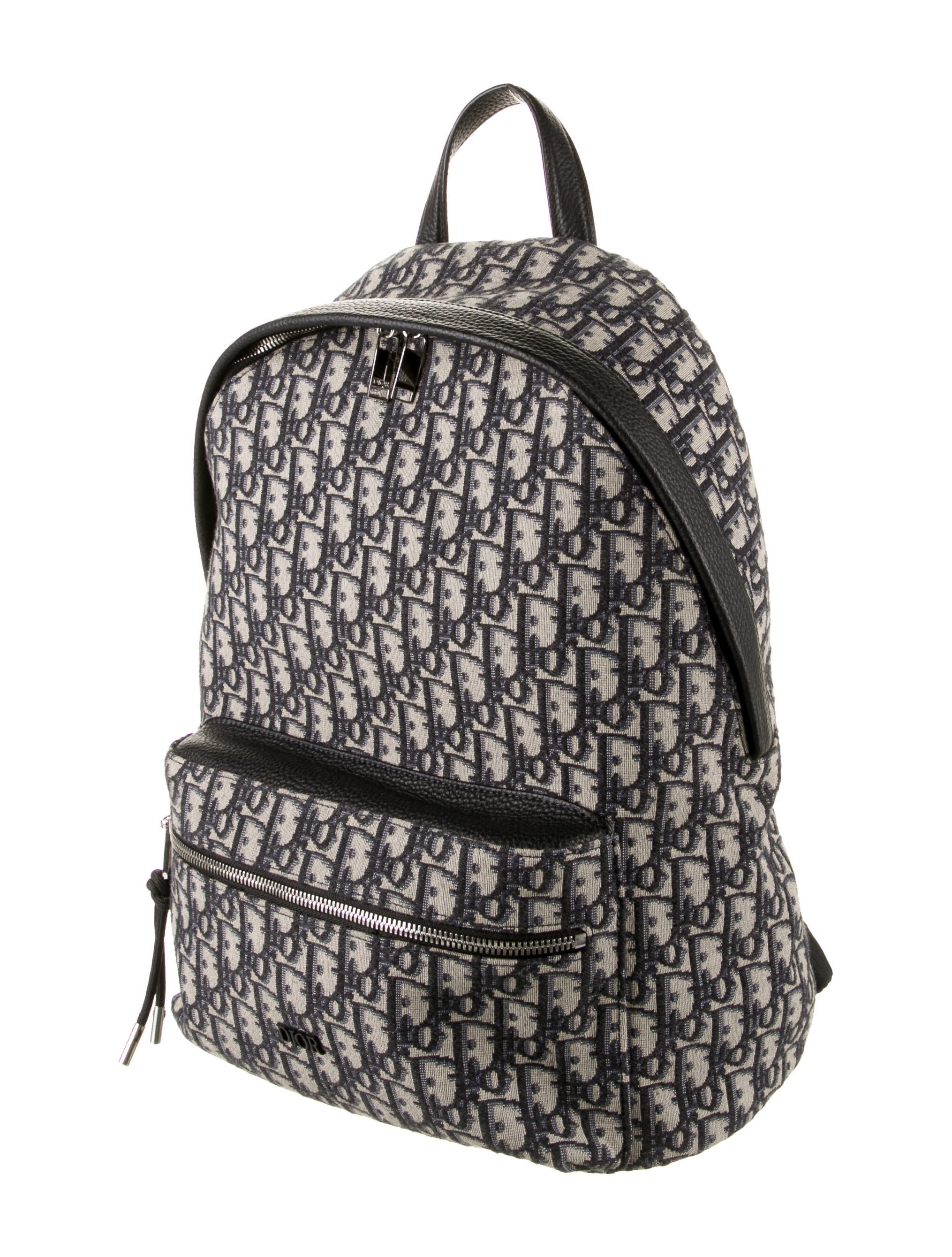 Christian Dior Rider Oblique Jacquard Backpack - Neutrals Backpacks ...