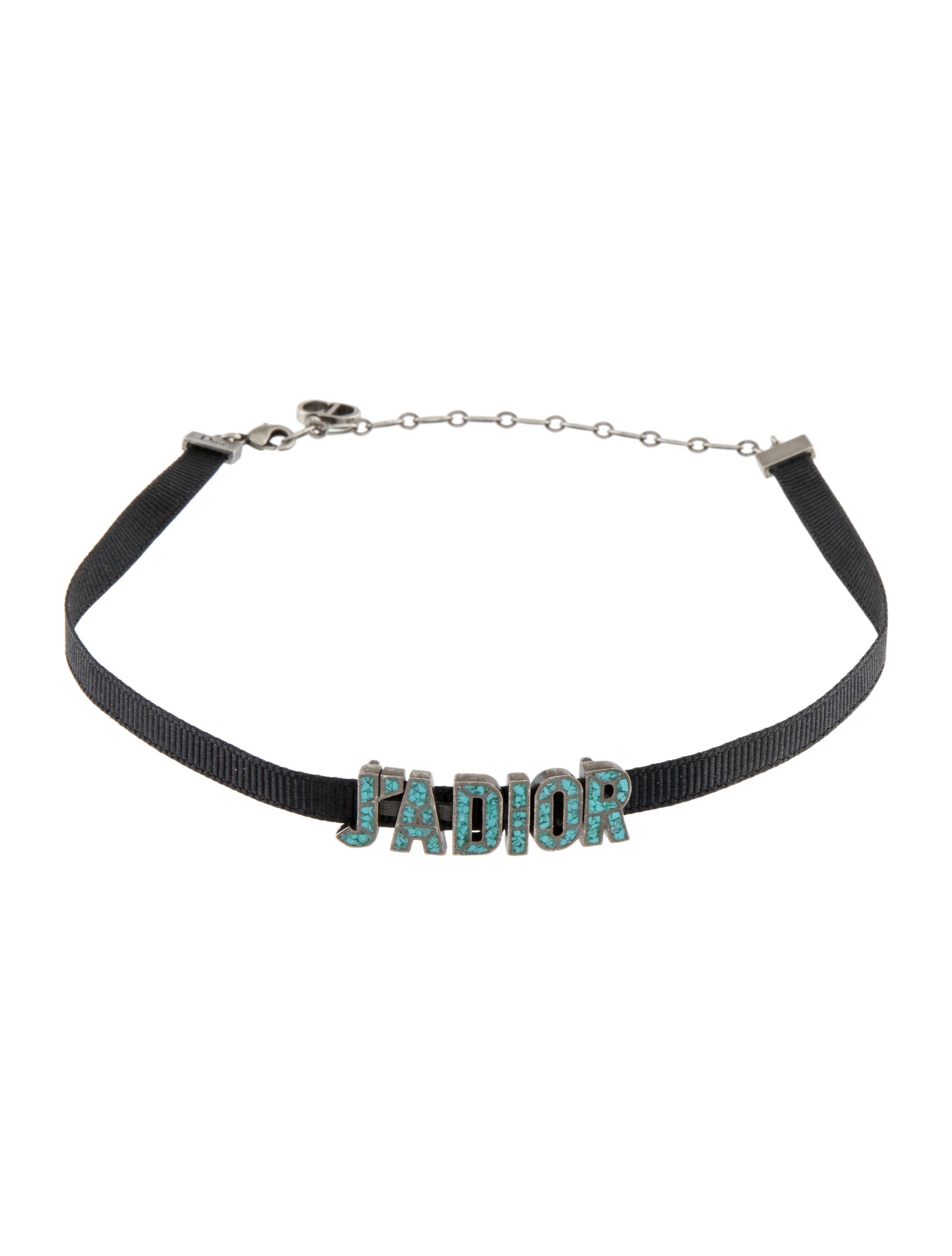 Christian Dior Crystal J'Adior Choker - Palladium-Plated Choker ...