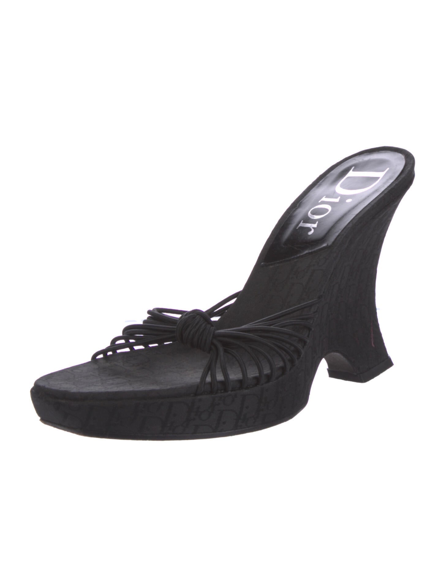 Christian Dior 2017 Evolution Slide Sandals - Black Sandals, Shoes ...