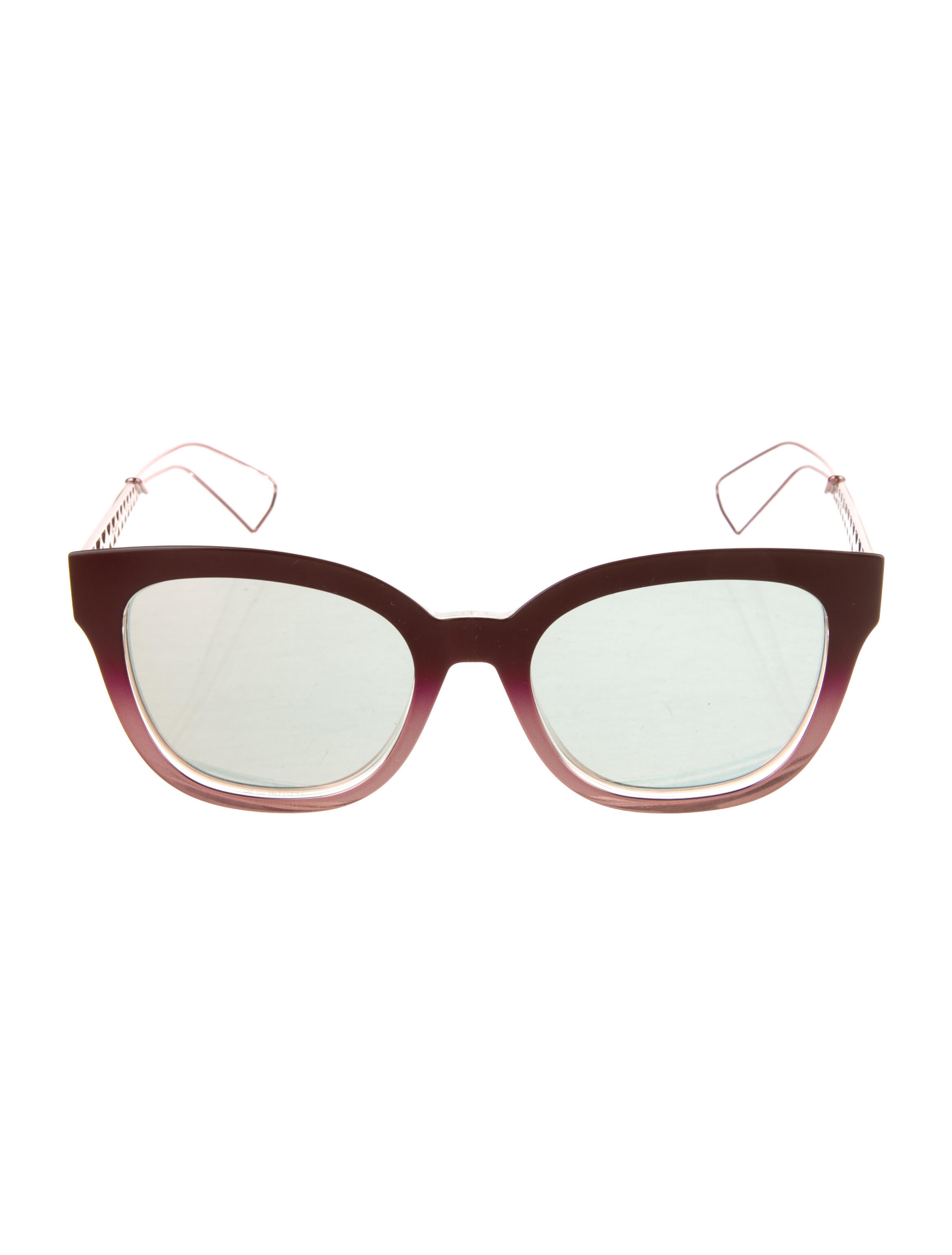 Christian Dior Cannage Pattern Oversize Sunglasses - Metallic ...