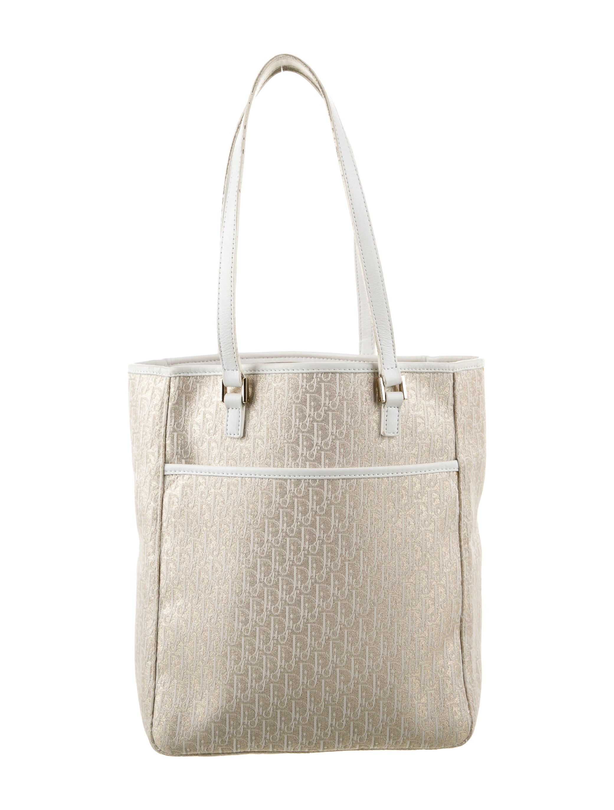 Christian Dior Diorissimo Trotter Tote - Metallic Totes, Handbags ...