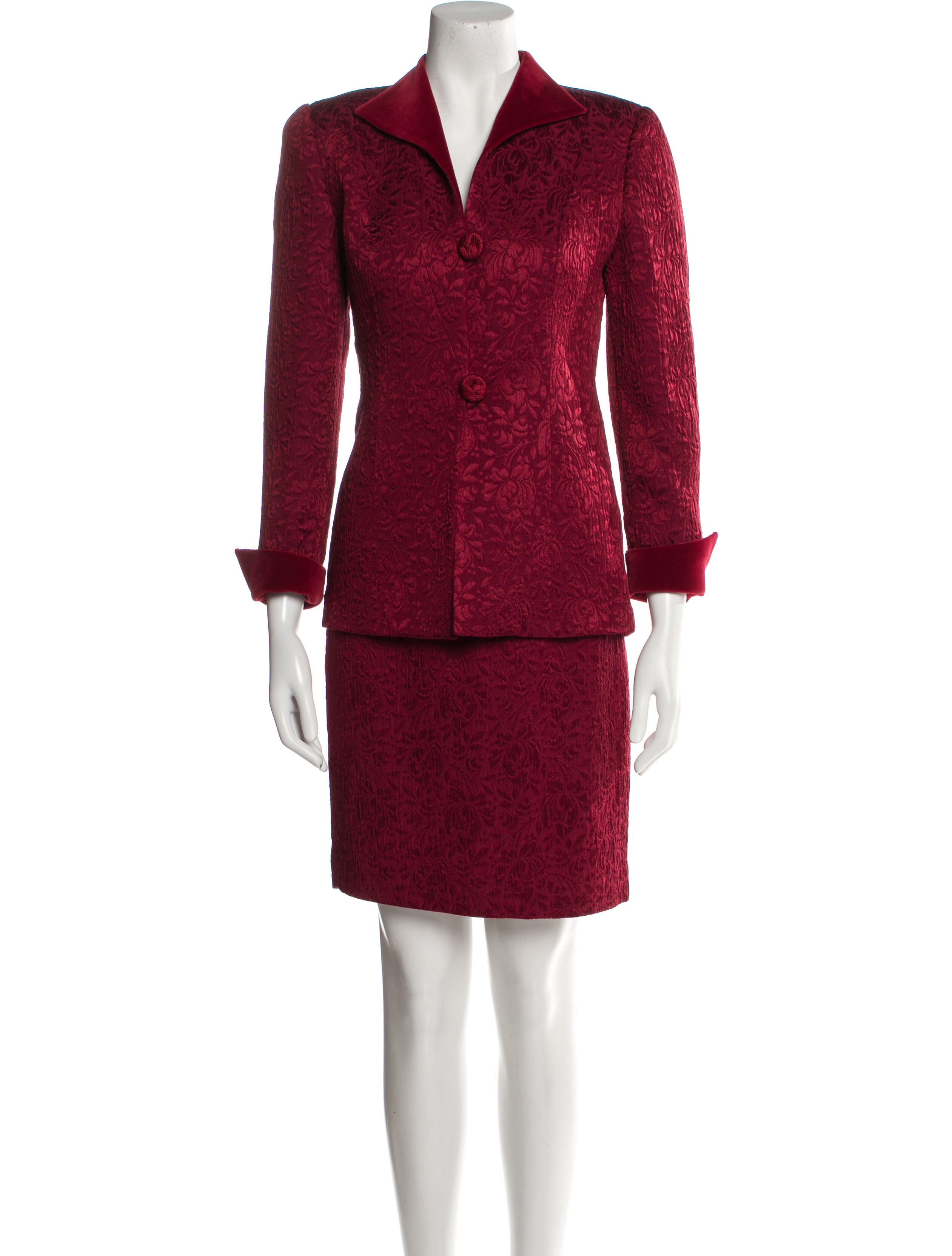 Christian Dior Skirt Suit - Red Suits and Sets, Clothing - CHR333069 ...