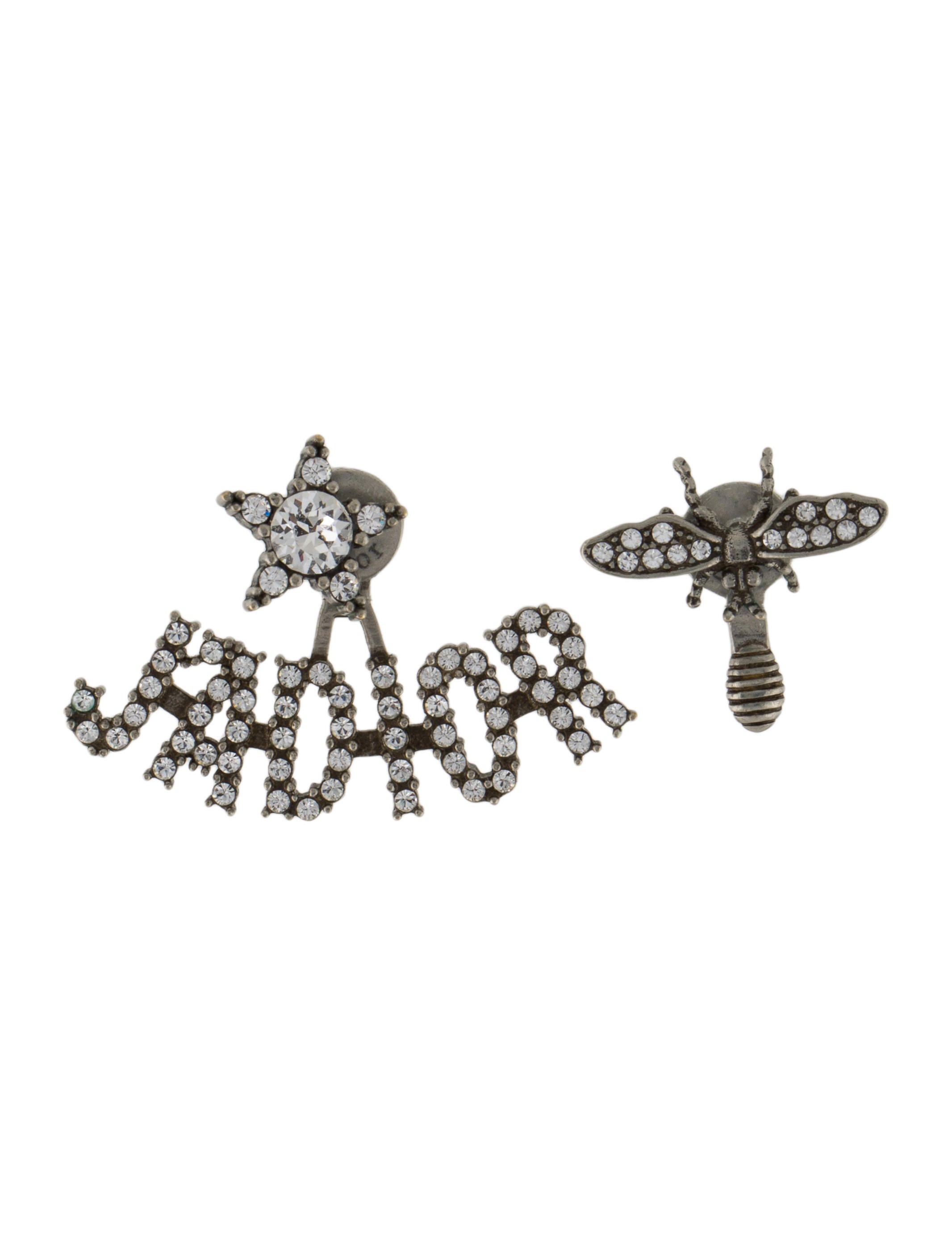 Christian Dior Mise En Dior J'Adior Tribales Earrings - Brass Stud ...