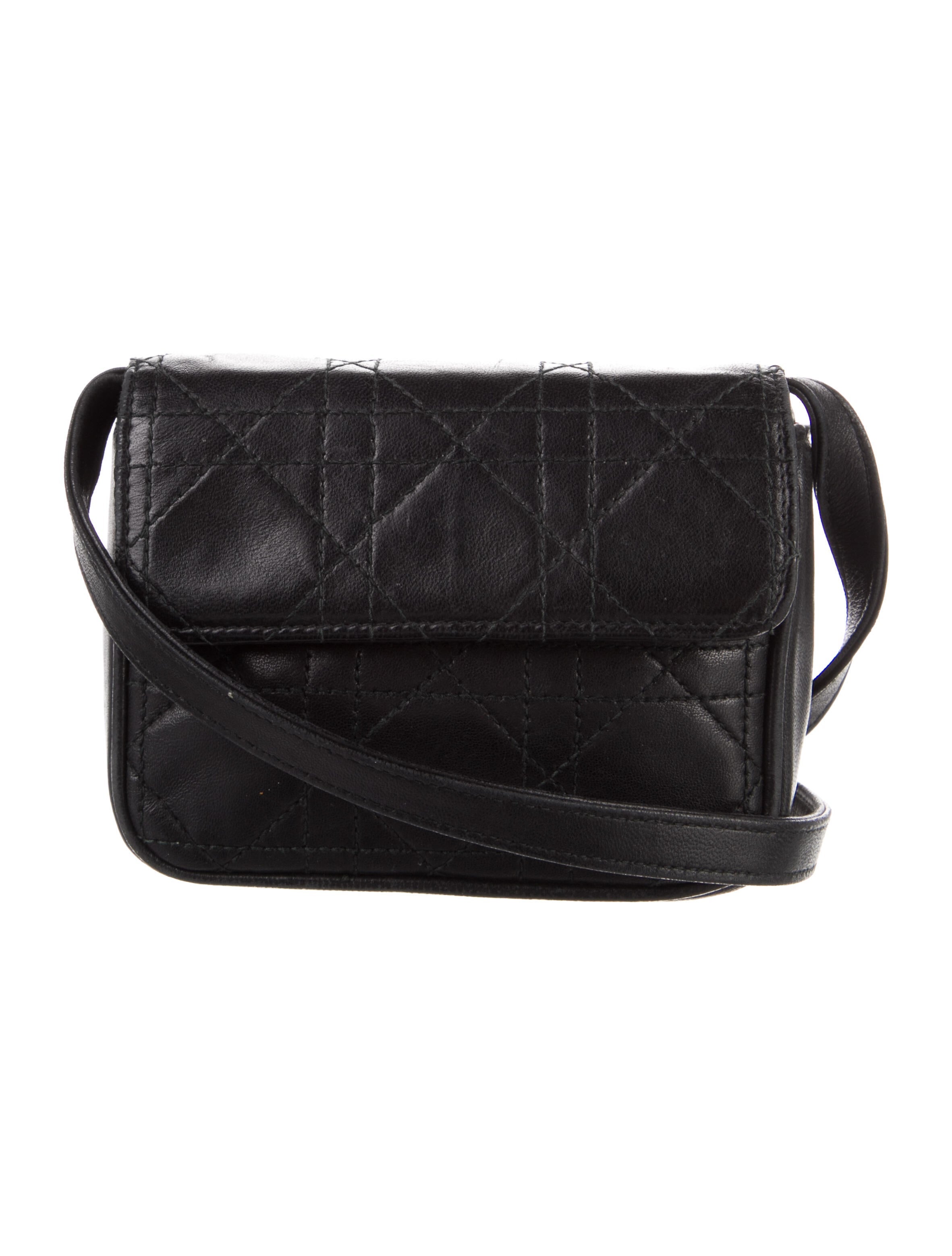 Christian Dior Diorissimo Messenger Bag - Black Crossbody Bags ...