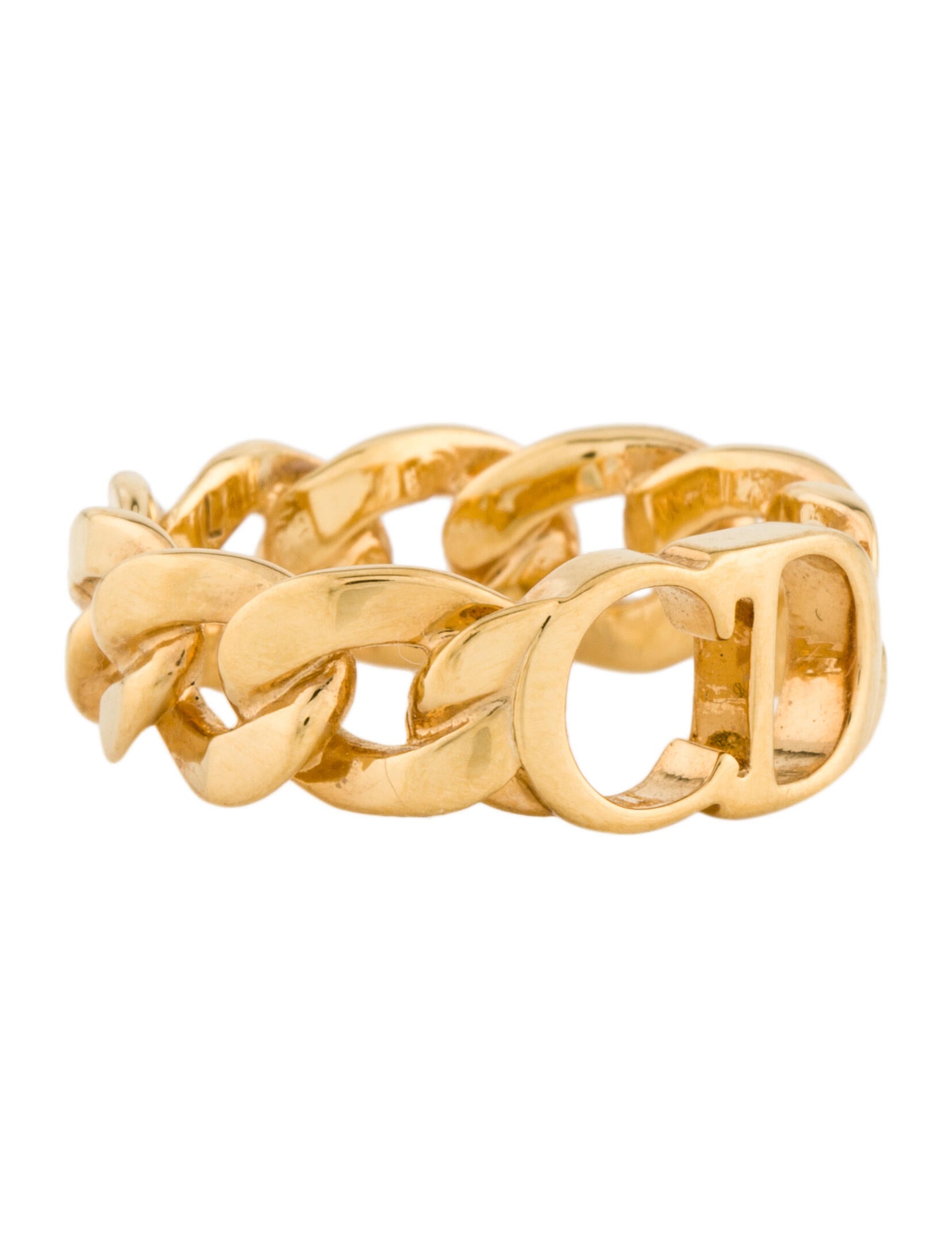 Christian Dior Danseuse Étoile Ring - Brass Band, Rings - CHR336931 | The RealReal