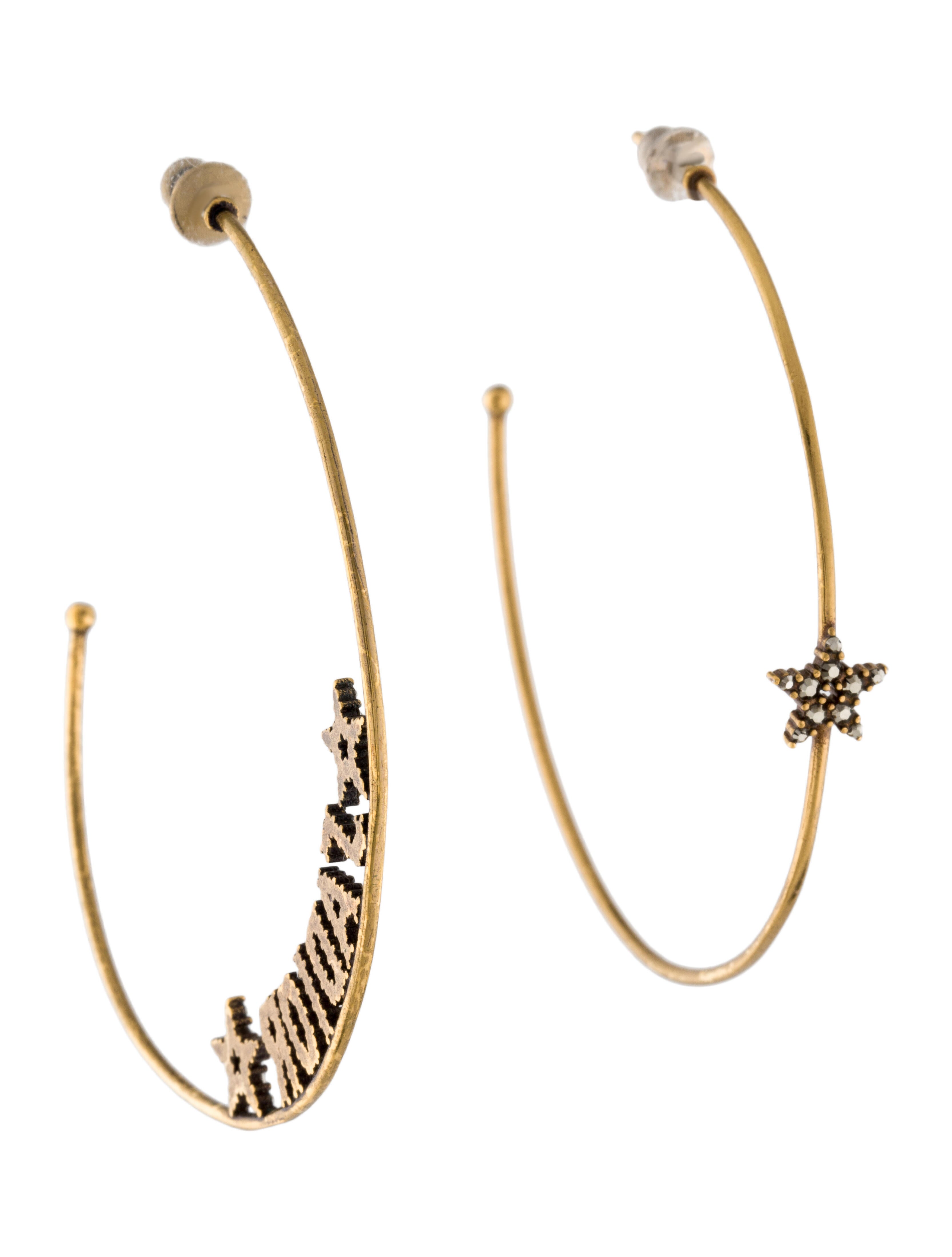 Jacob & Co. 18K Diamond Oval Hoop Earrings - 18K White Gold Hoop ...